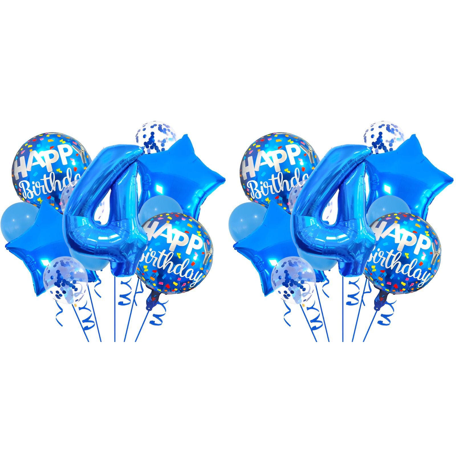 BESTSKY 26Pcs Number Balloons,Creative Photo Effects Birthday ...