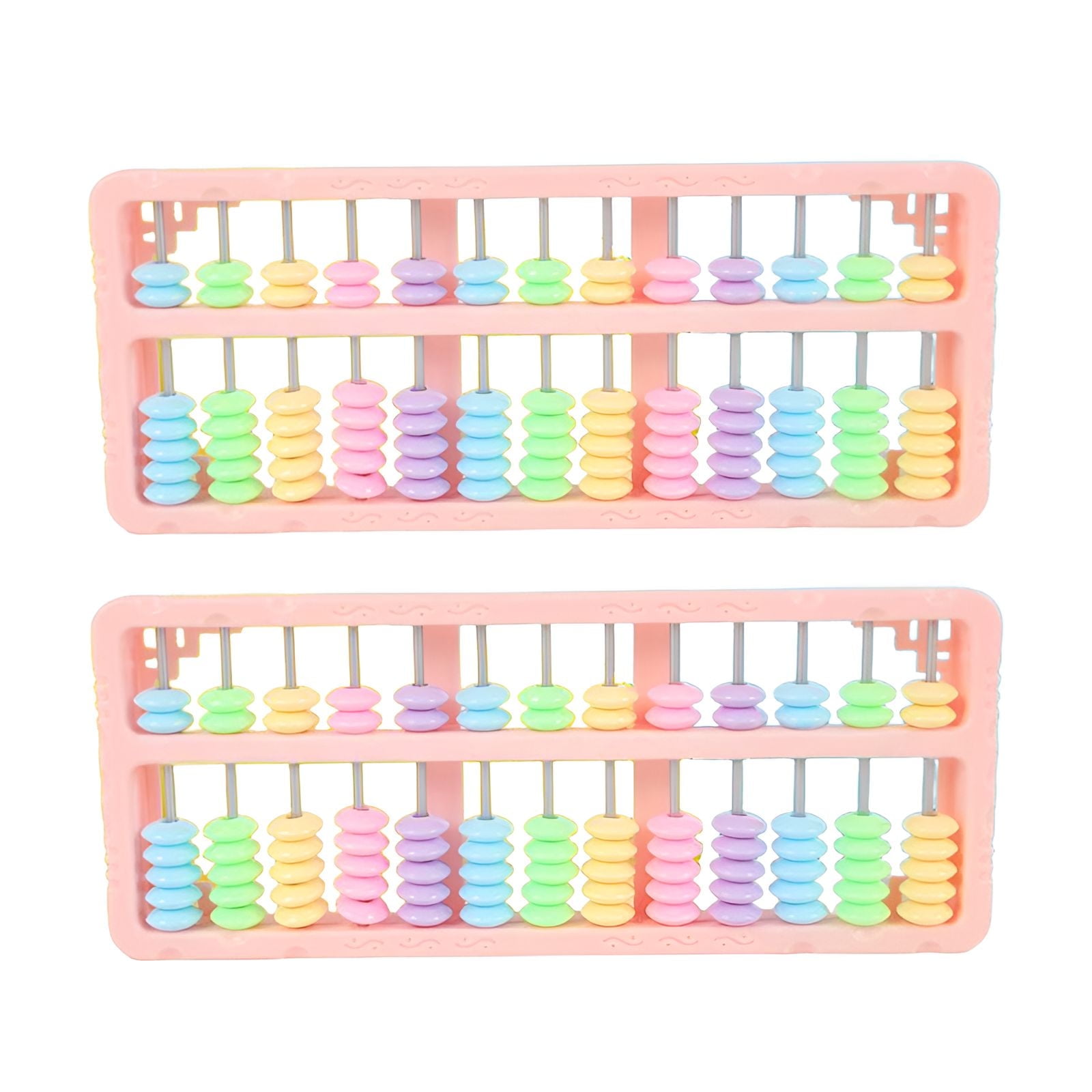BESTSKY 2Pcs Abacus,Basic Math Indicators Abacus Count Learning Tools ...