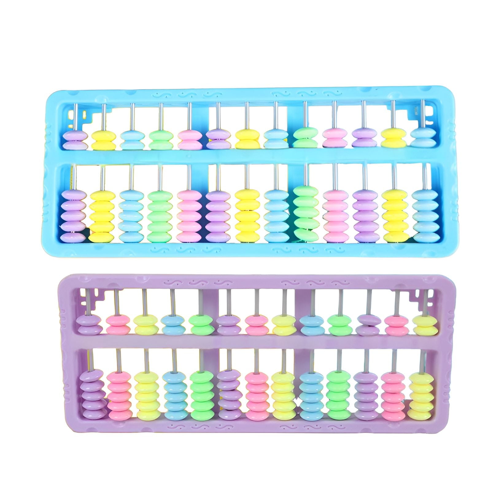BESTSKY 2Pcs Abacus,13Rows Finger Counting Math Toy, Math Learning ...