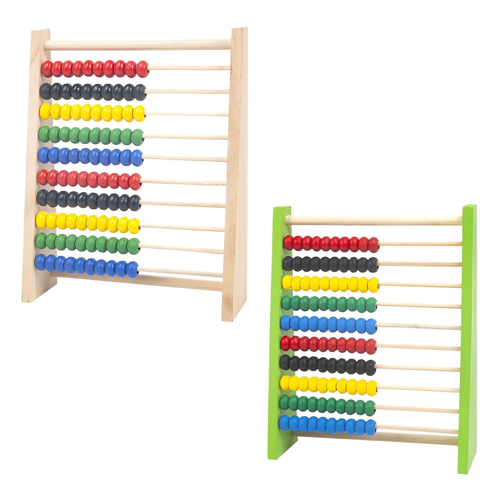 BESTSKY 2Pcs Abacus,Cognitive Number Trainer Abacus for Kids Math,Neat ...