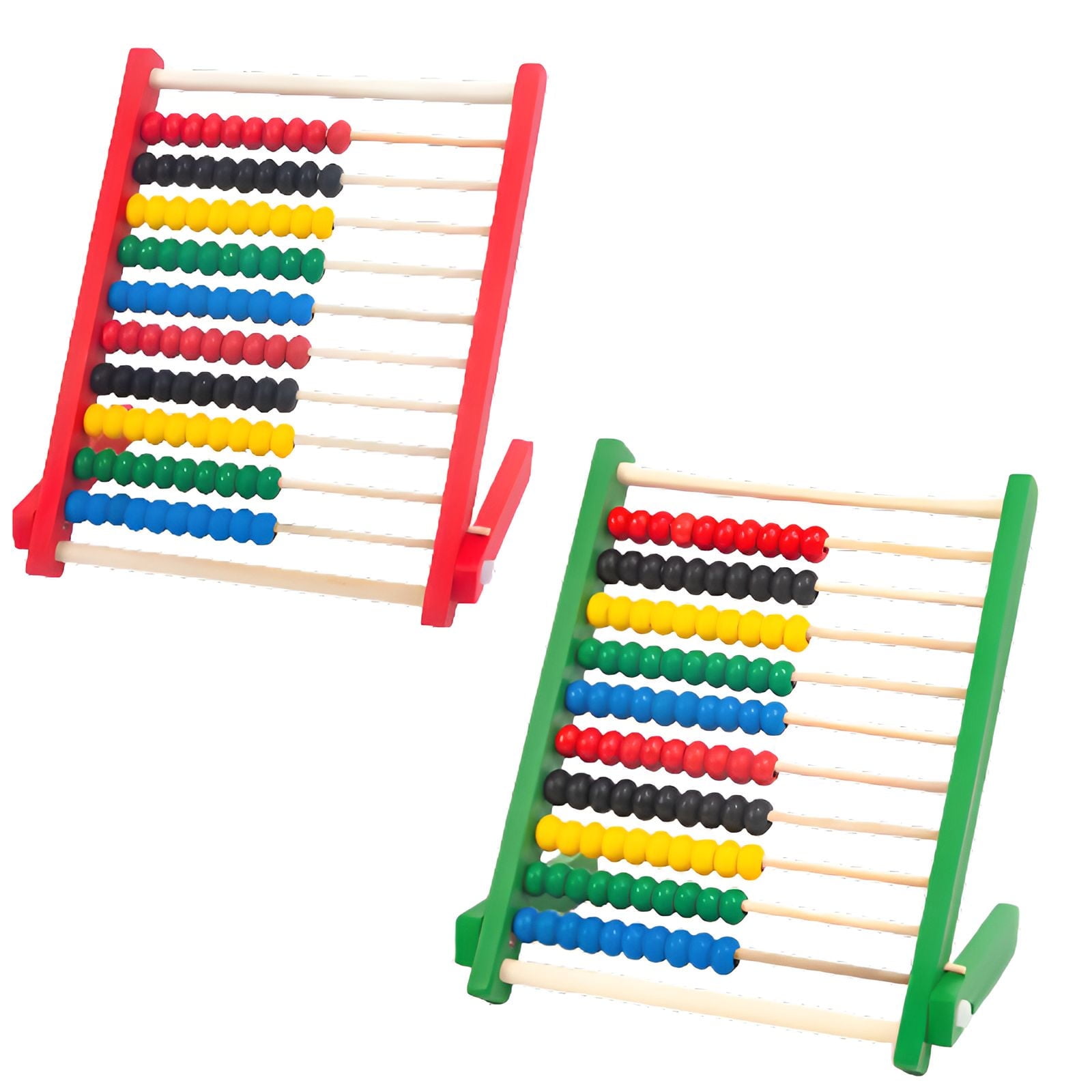 BESTSKY 2Pcs Abacus,Counting Ability Booster Wood Abacus,Trusted ...