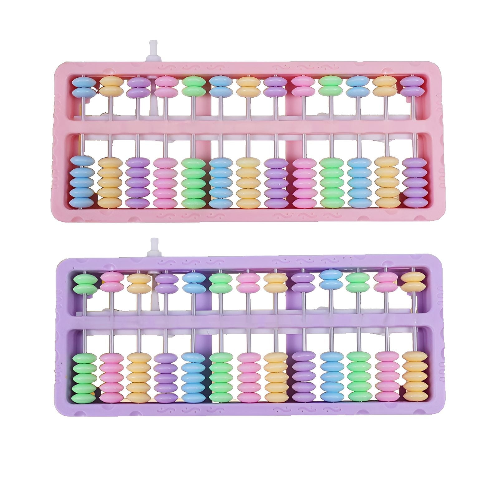 BESTSKY 2Pcs Abacus,13Rows Abacus Set, Math for Kids,Color_Mixing3 ...