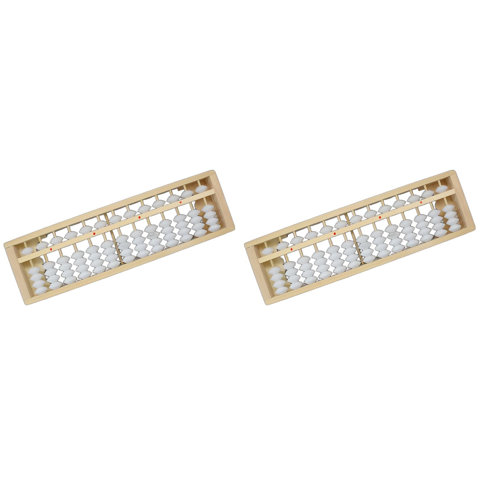 BESTSKY 2Pcs Abacus,Finger-Friendly Symbols Wood Abacus,Effortless ...