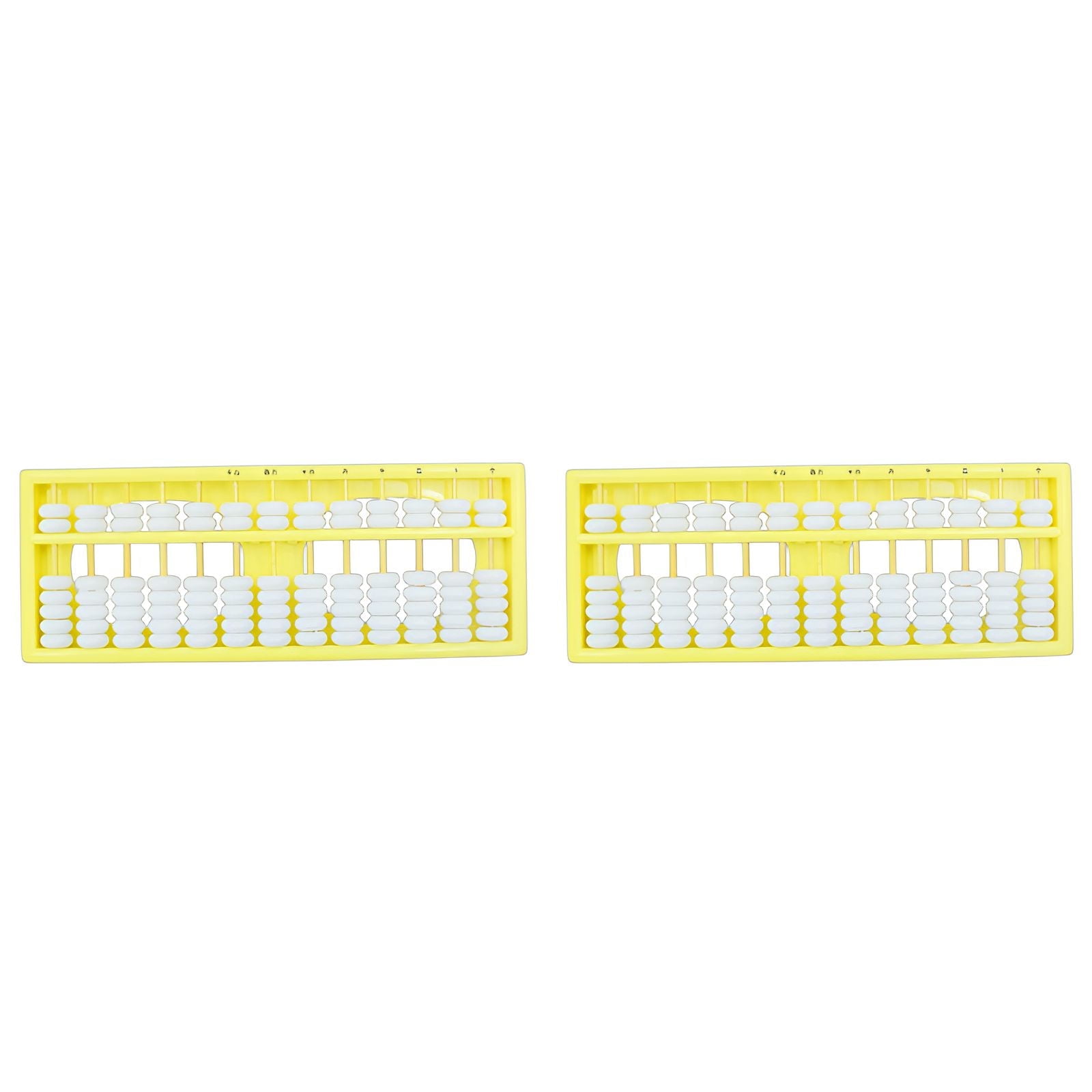 BESTSKY 2Pcs Abacus,5Rows Counting Toys, Math Learning Tools,Yellow ...