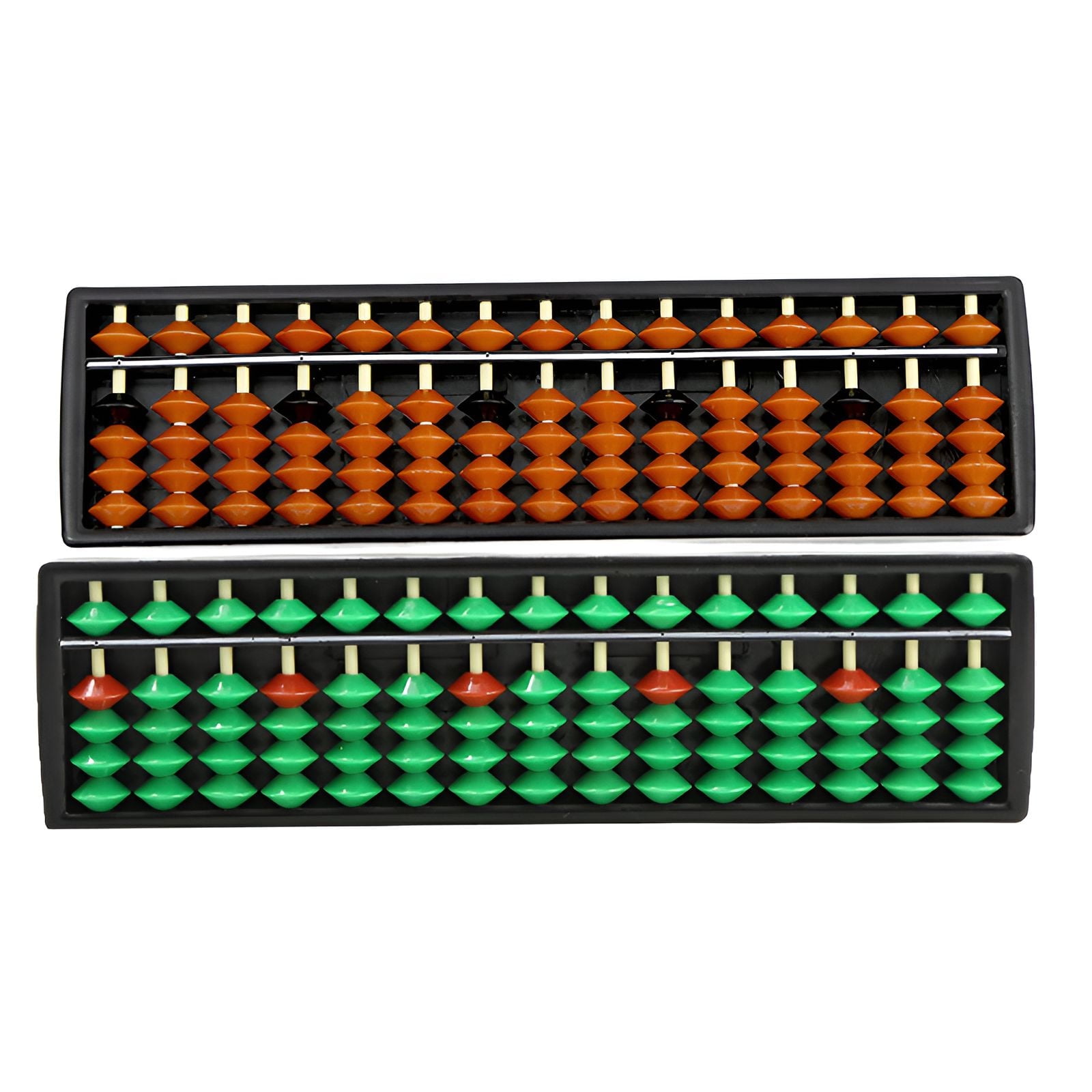 BESTSKY 2Pcs Abacus,No-Miss Alignment Aids Abacus for Kids Math,Right-Sized Design Plastic ...