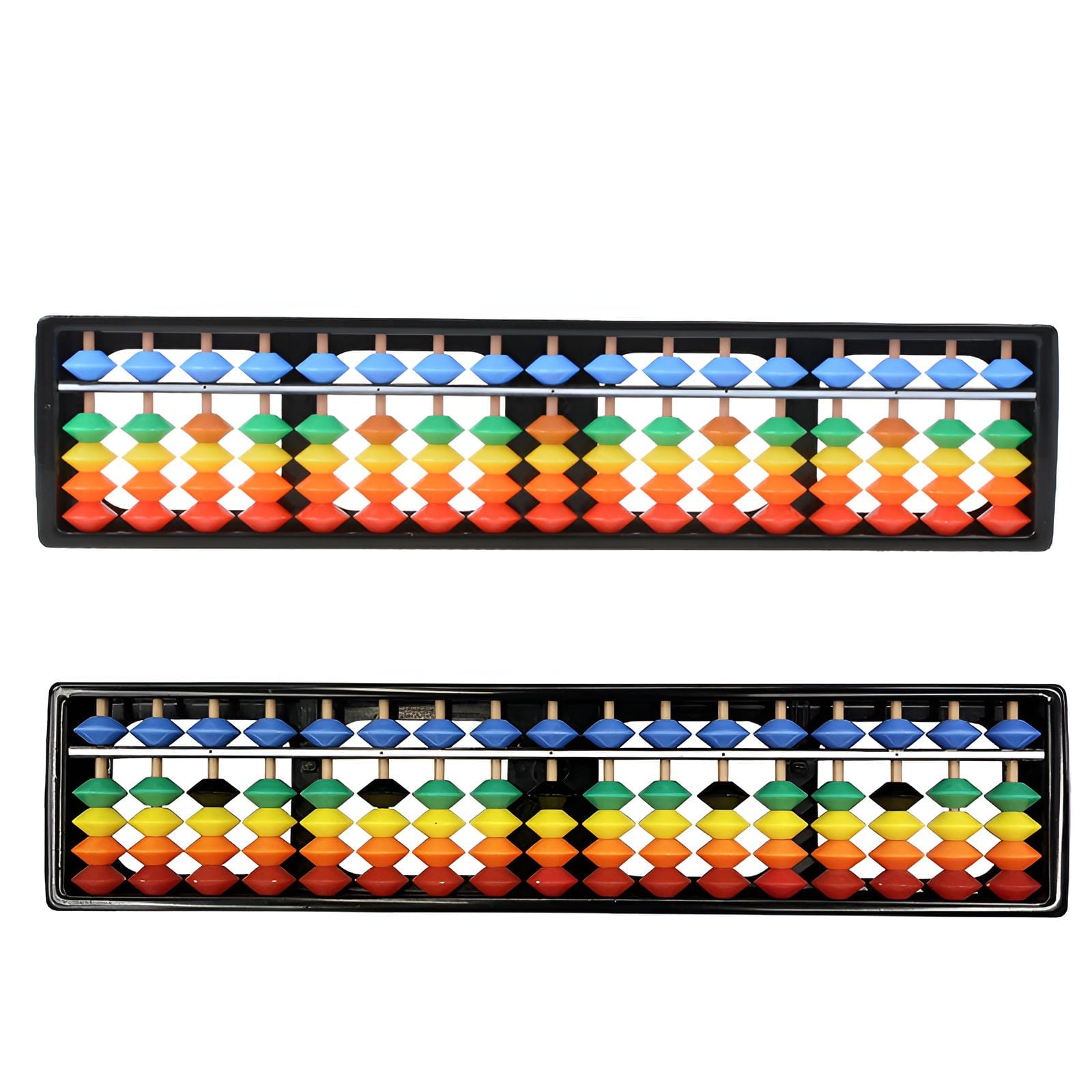 BESTSKY 2Pcs Abacus,Simple Reference Markers Plastic Abacus,Naturally ...