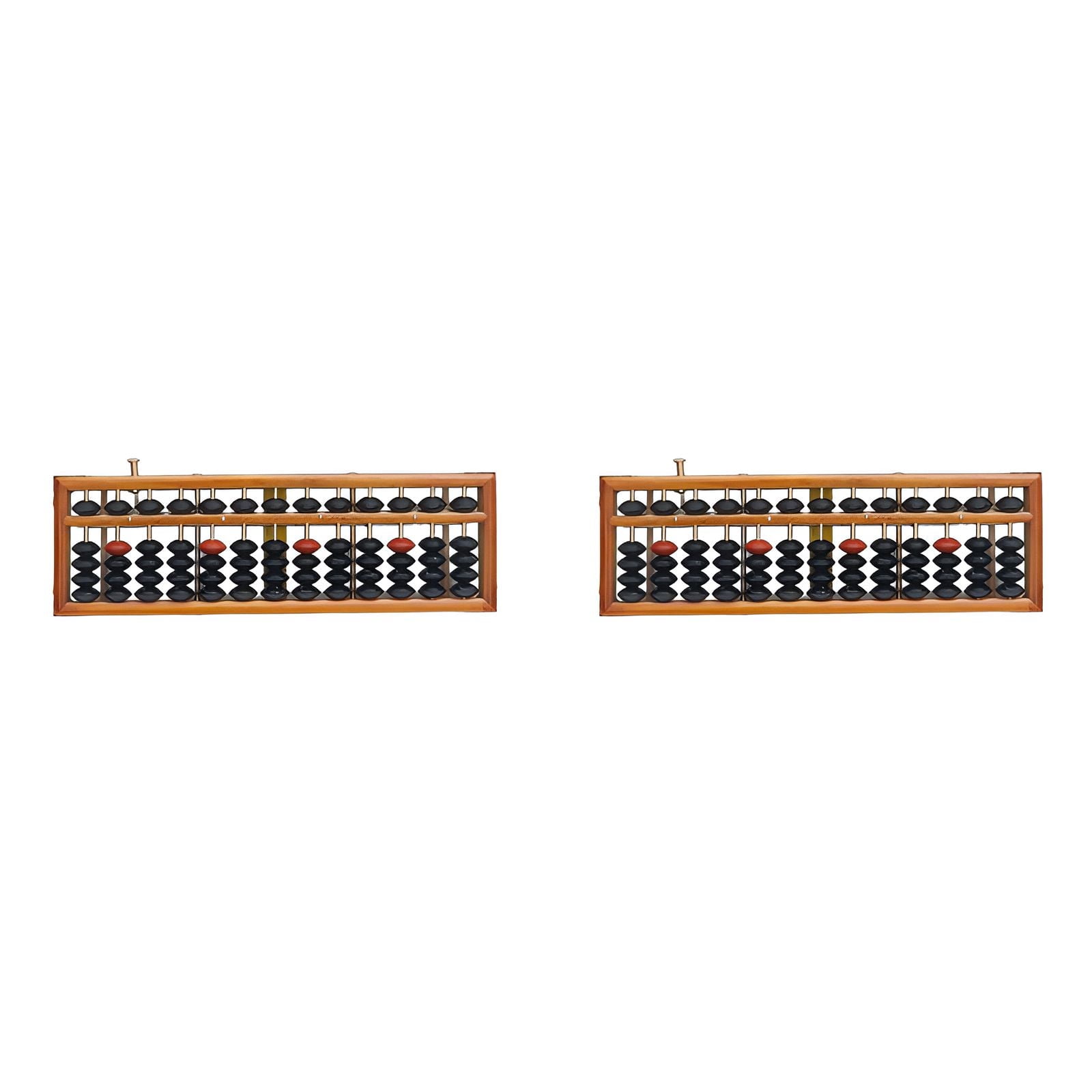 BESTSKY 2Pcs Abacus,13Rows Wooden Toddler Toy, Addition Machine,Color ...