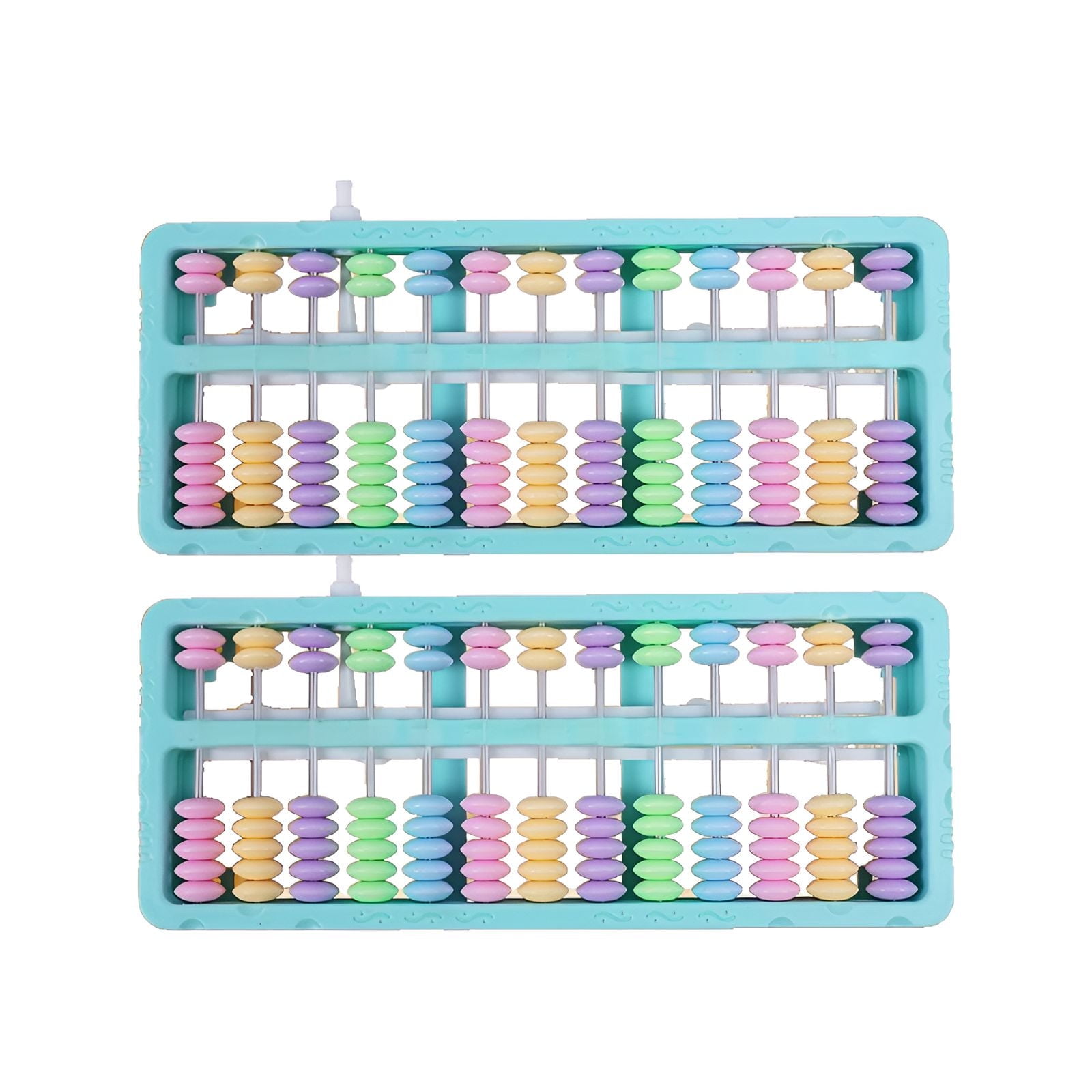 BESTSKY 2Pcs Abacus,Well-Balanced Shape Abacus for Kids Math,Child ...