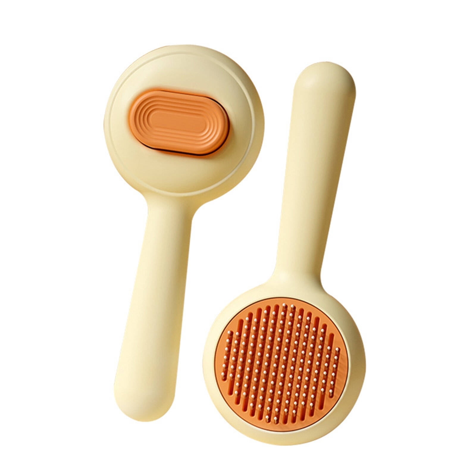 BESTSKY 2Pcs Cat Brush,One-Button Self-Cleaning Design Dog Brush ...
