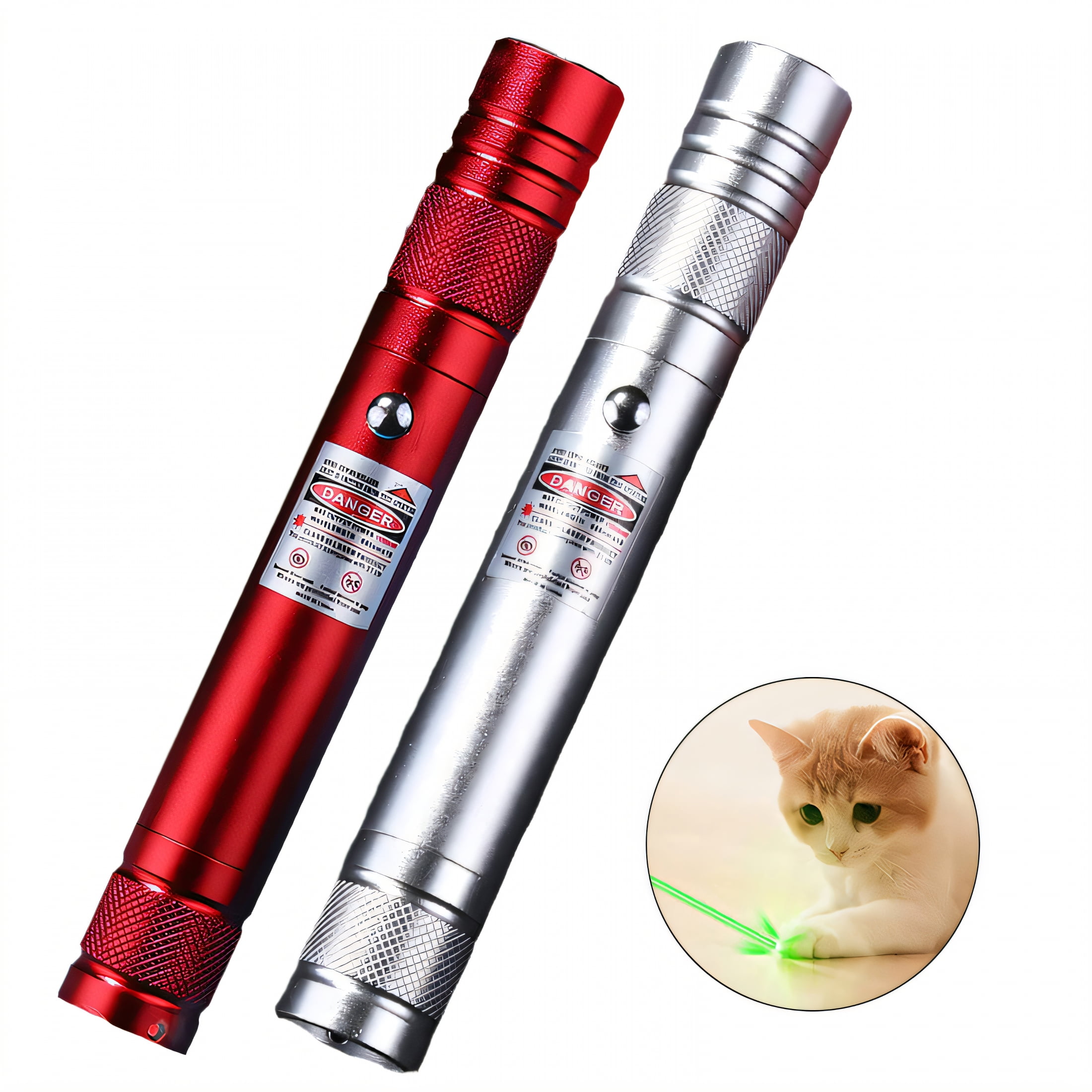 BESTSKY 2Pcs Cat Laser Pointer Toy,Compact Form High Power Laser ...