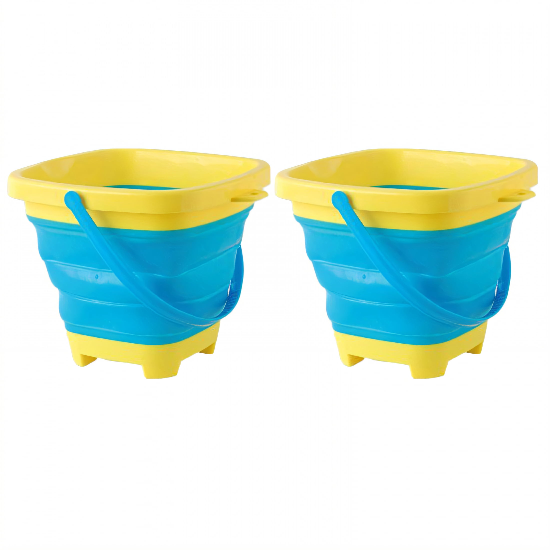 BESTSKY 2Pcs Collapsible Bucket,Made From Eco-Friendly Materials Sand ...