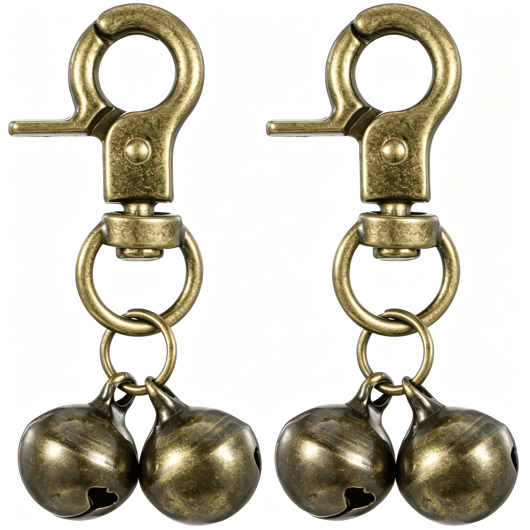 BESTSKY 2Pcs Dog Bell,Small Bell for Dog Collar with Snap Clips|Go ...