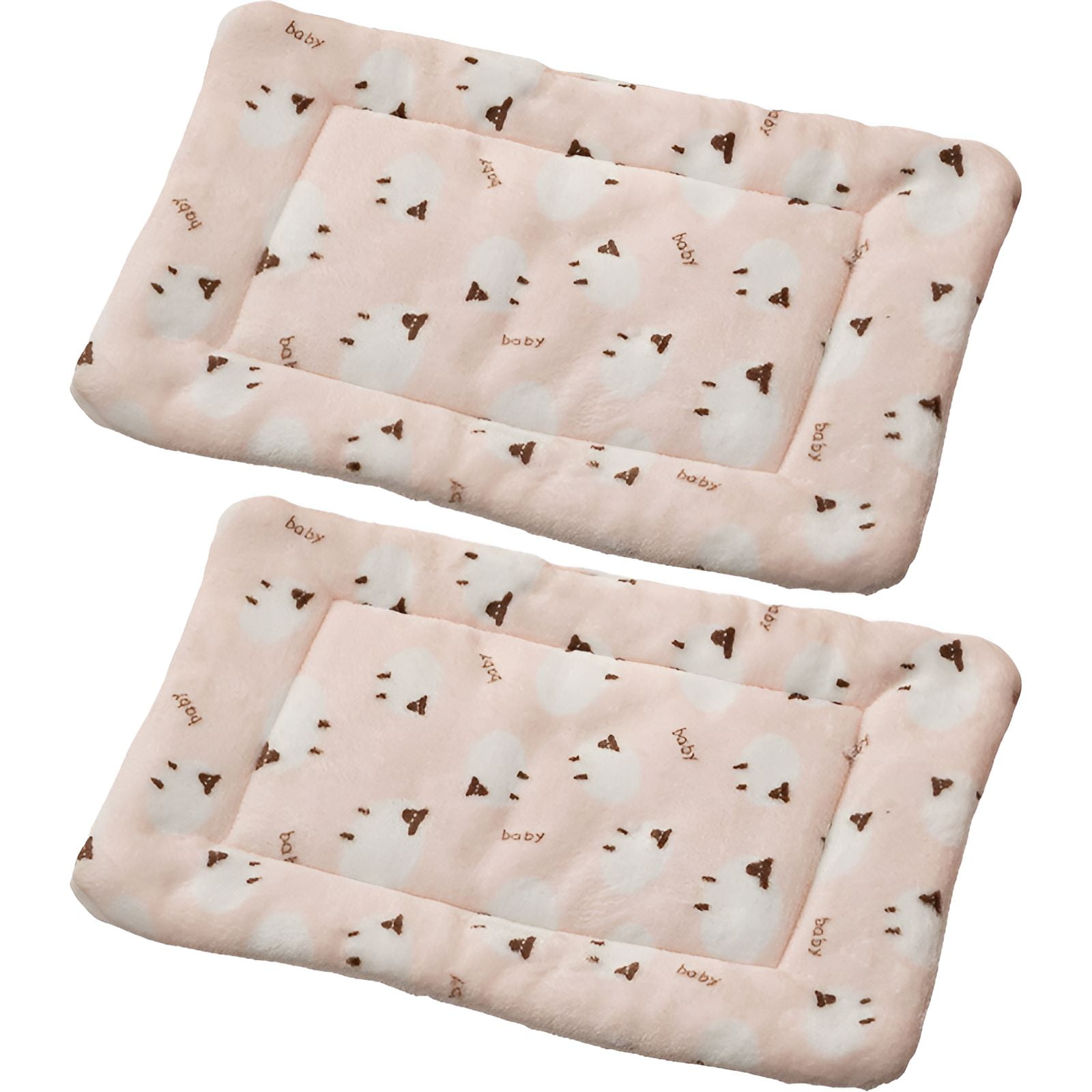 BESTSKY 2Pcs Dog Mat Secure Edges Dog Blanket Stress Relief Dog Crate ...