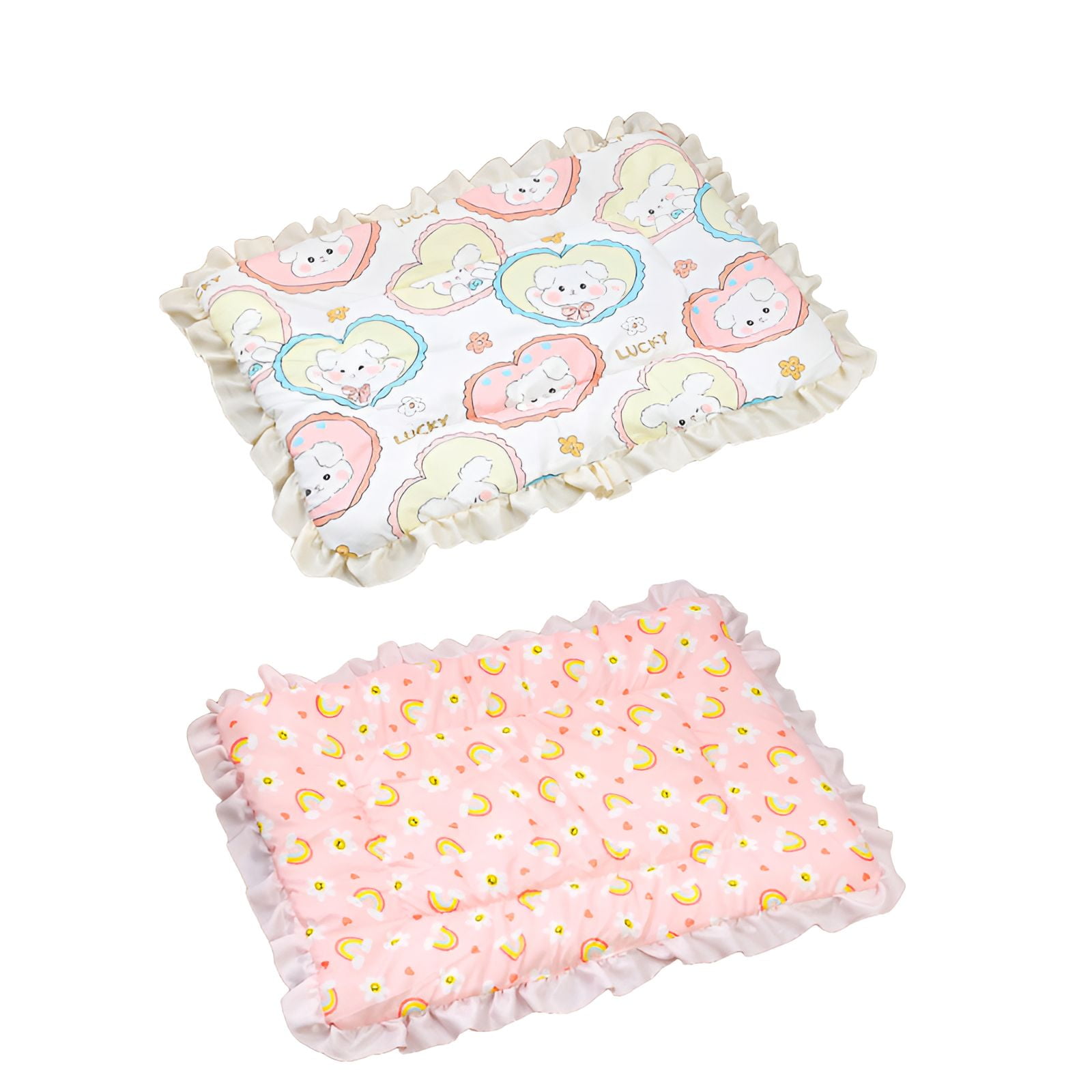 BESTSKY 2Pcs Dog Mat Sleep Booster Pet Blanket Grip Bottom Pet Crate ...