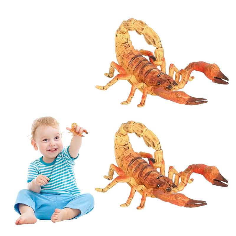 BESTSKY 2Pcs Fake Bugs,Simulated Scorpion Plastic Bugs,Rich Exterior ...