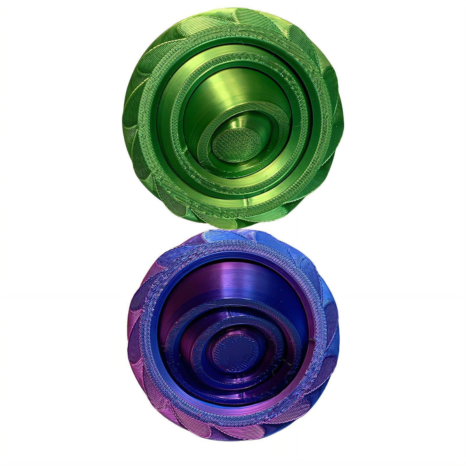 BESTSKY 2Pcs Fidget Spinner,Spinning Gyroscope Mini Fidget Toys,Fidgets ...