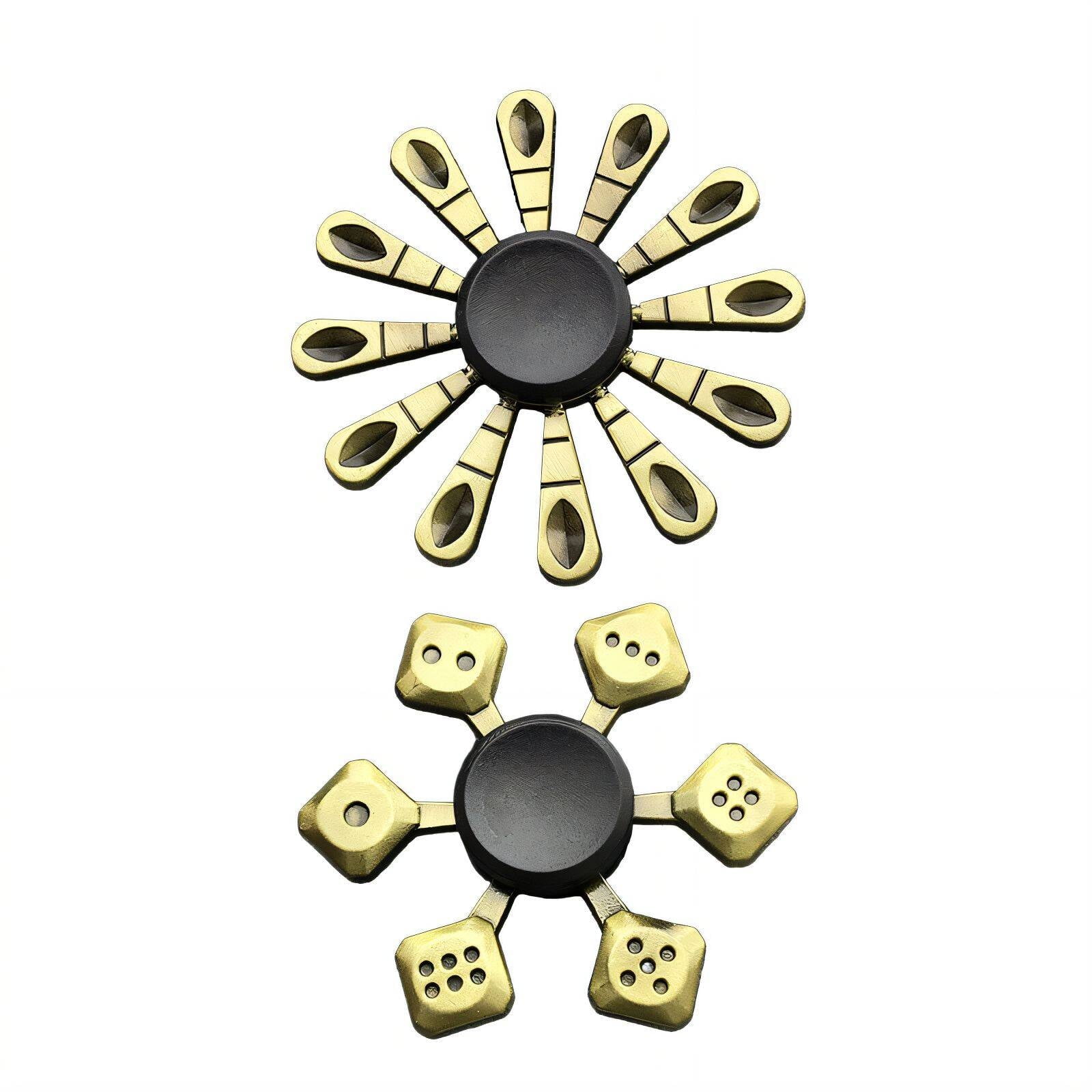 BESTSKY 2Pcs Fidget Spinner,Bronze Sensory Toys,Adhd Toys - Walmart.com