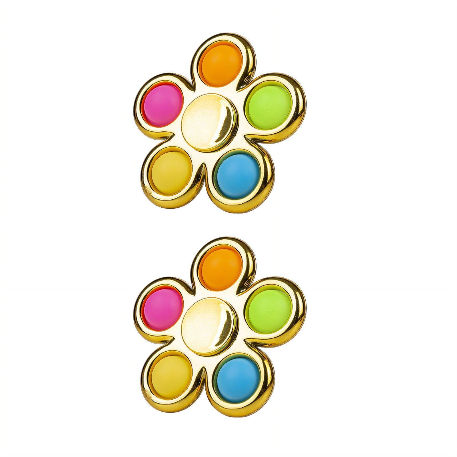 BESTSKY 2Pcs Fidget Toys for Kids,Vibrant Colors Fidget Spinners ...