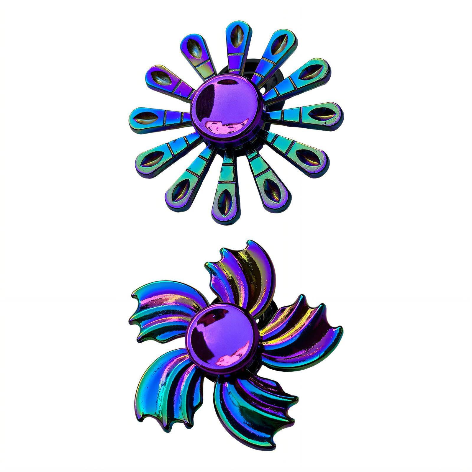BESTSKY 2Pcs Fidget Spinner,Colorful Mini Fidget Toys,Fidget Spinners ...