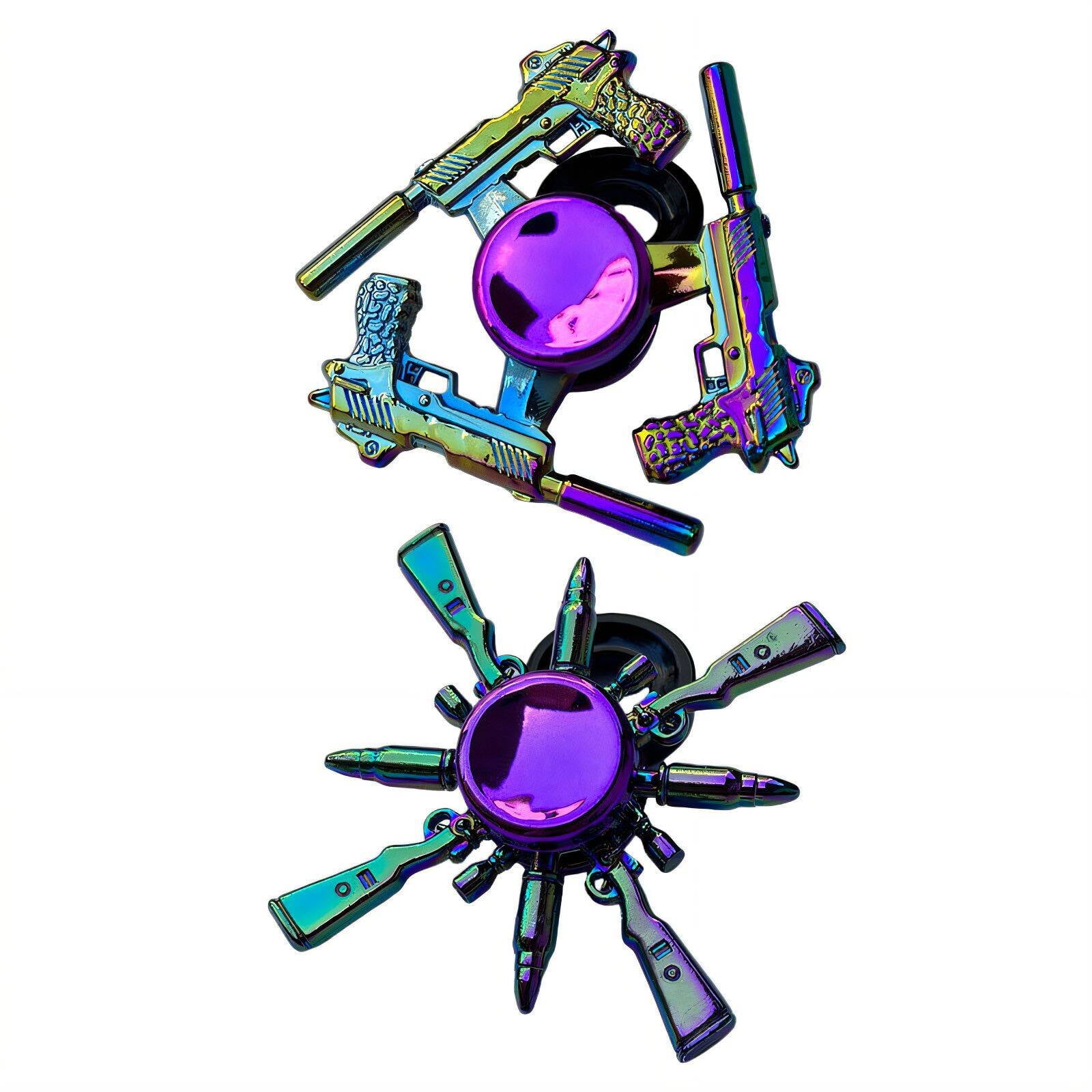 BESTSKY 2Pcs Fidget Spinner,Colorful Color Fidget Wheel,Fidgets for ...