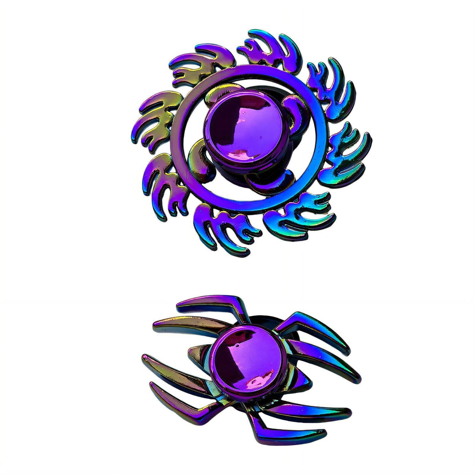 BESTSKY 2Pcs Fidgets for Teens,Stunning Multicolor Led Glow Fidget Toy ...