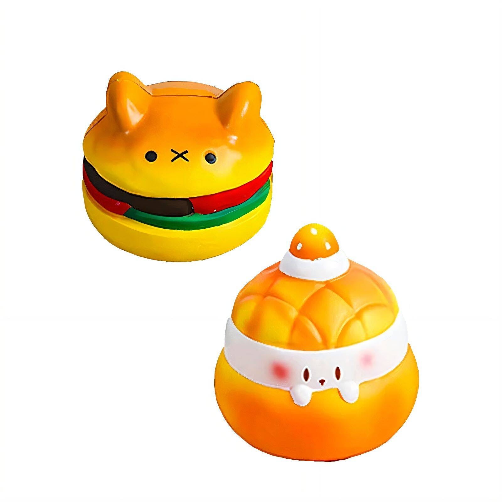 BESTSKY 2Pcs Squishy Toys,Bread Mini Toys, Party Favors Adults ...