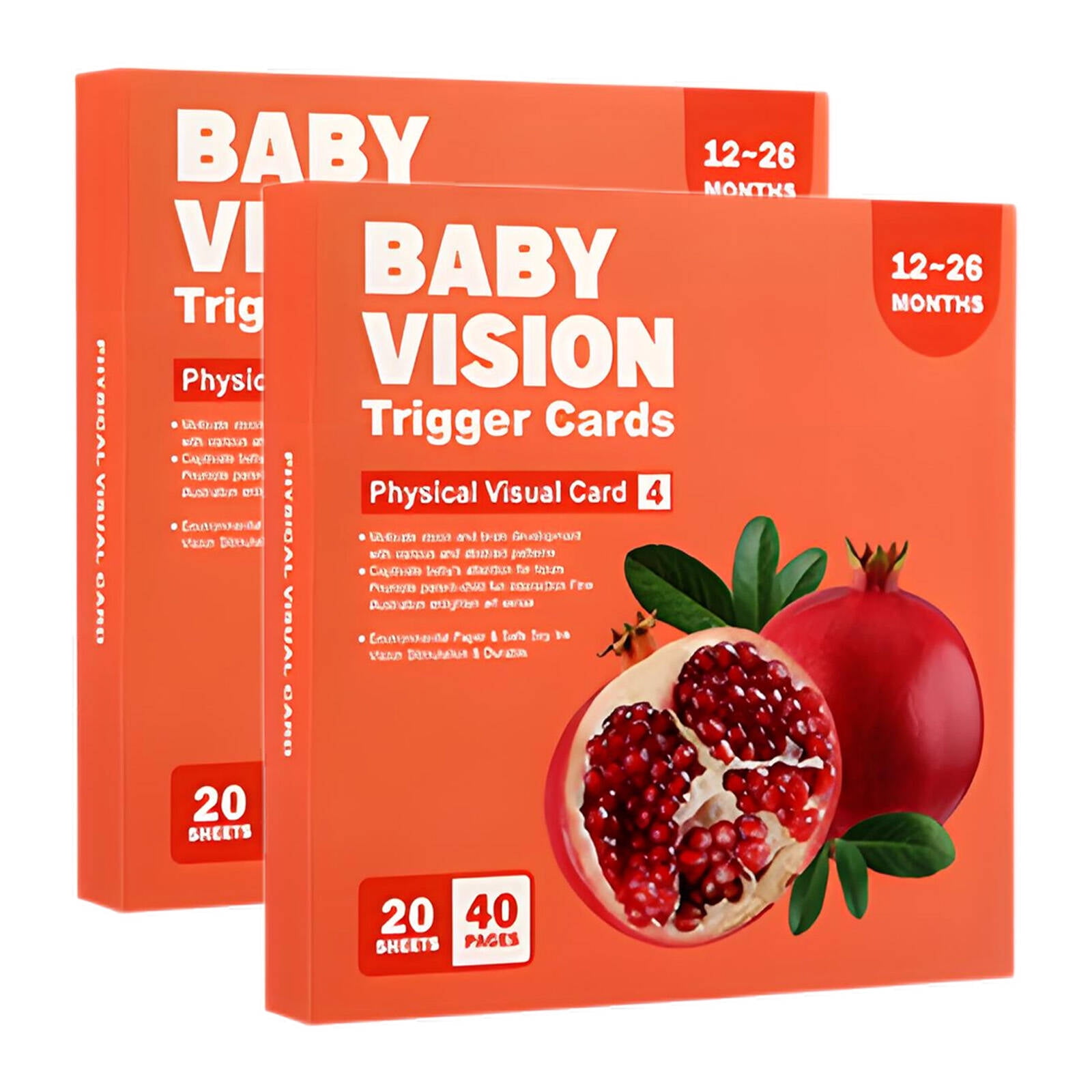 BESTSKY 2Pcs Flash Cards,Smooth Edge Finishing Toddler Flash Cards ...