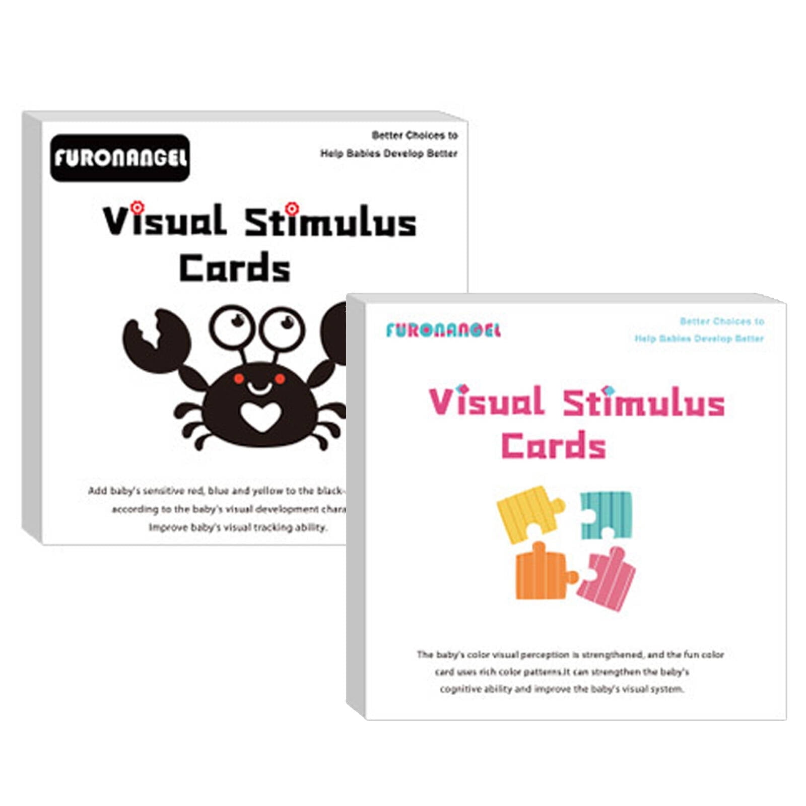 BESTSKY 2Pcs Flash Cards,Visual-Verbal Connection Toddler Flash Cards ...