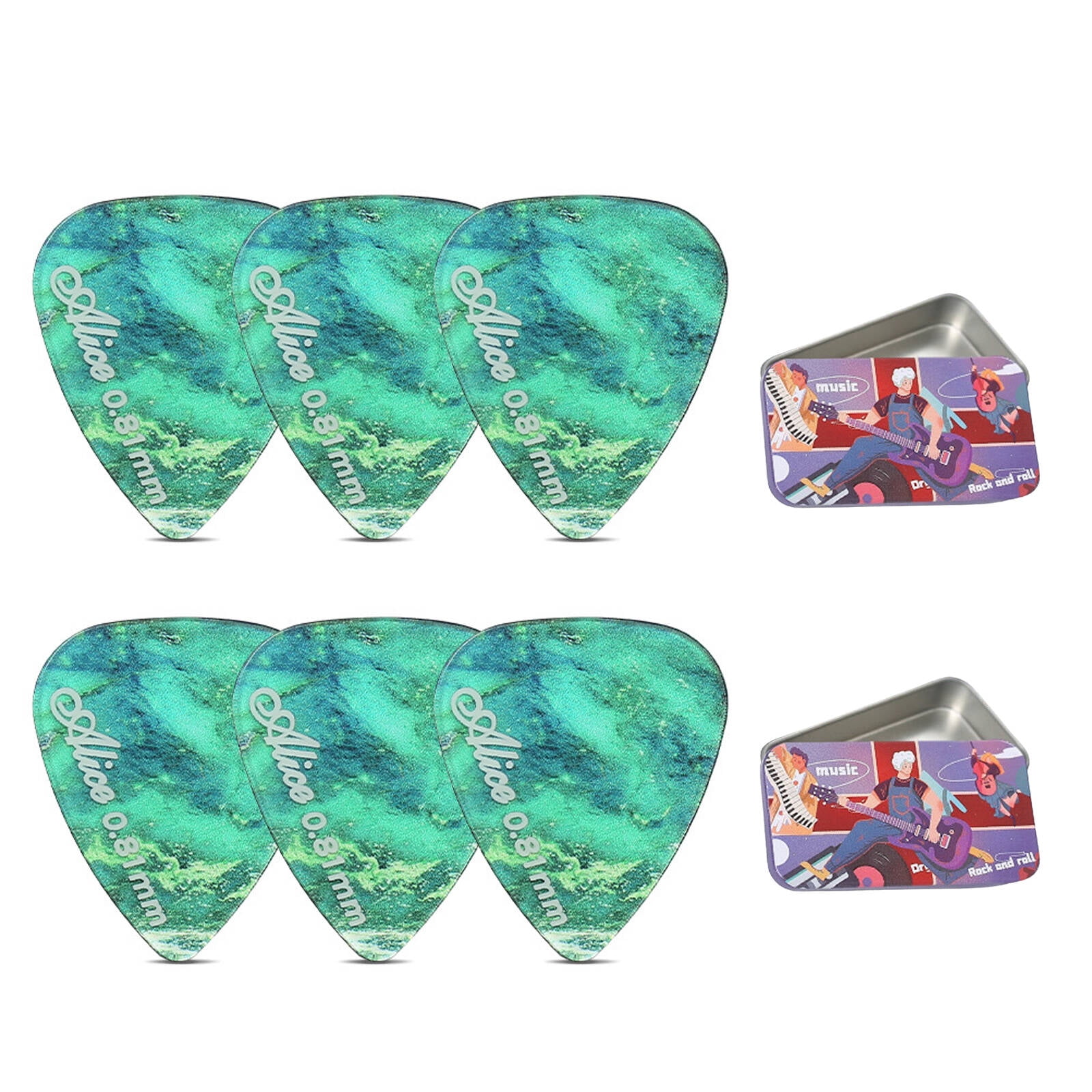 BESTSKY 2Pcs Guitar Picks,Efficient Performance Guitar Accessories ...