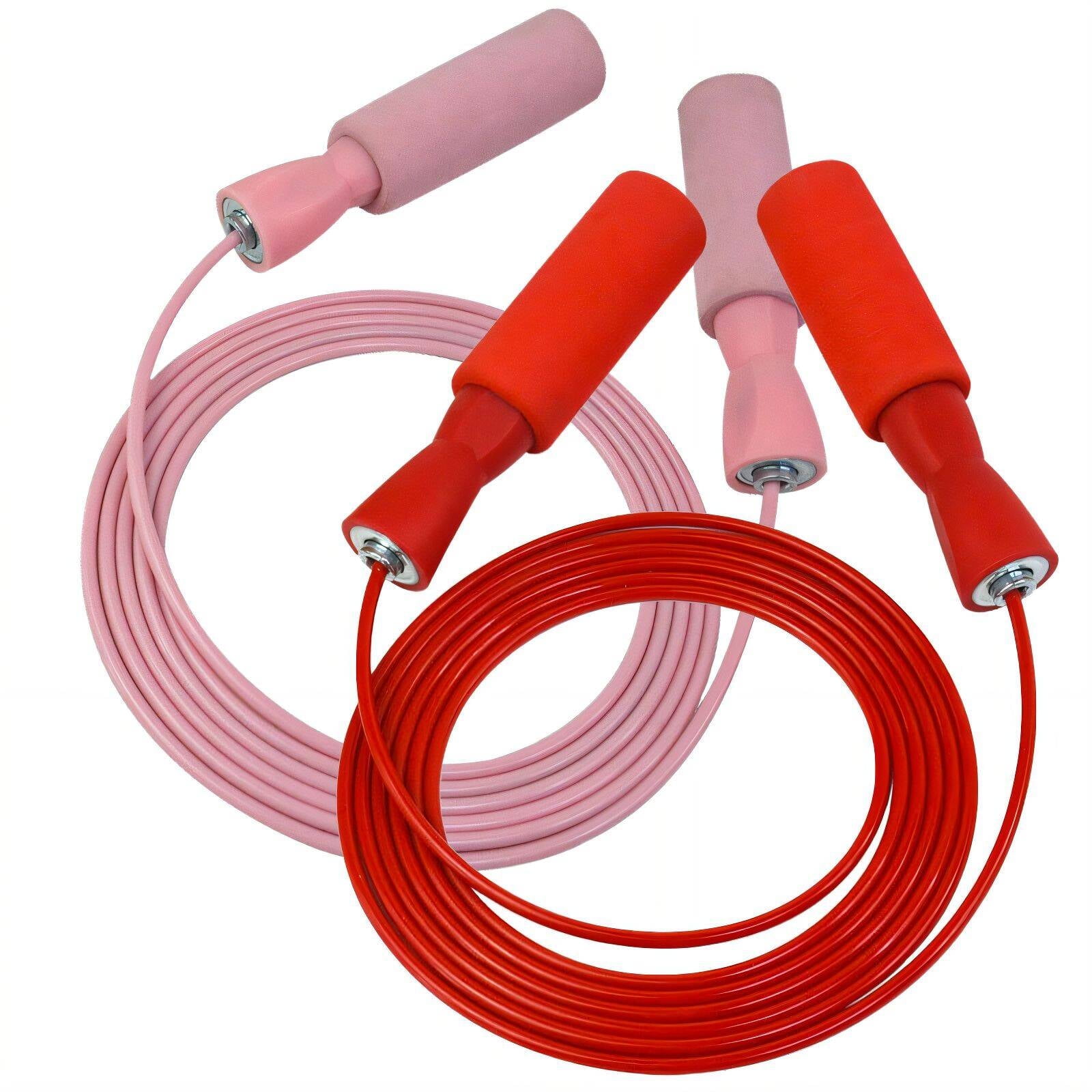 BESTSKY 2Pcs Jump Rope,Compact,Safe Kids Jump Rope,Weight Block Speed ...