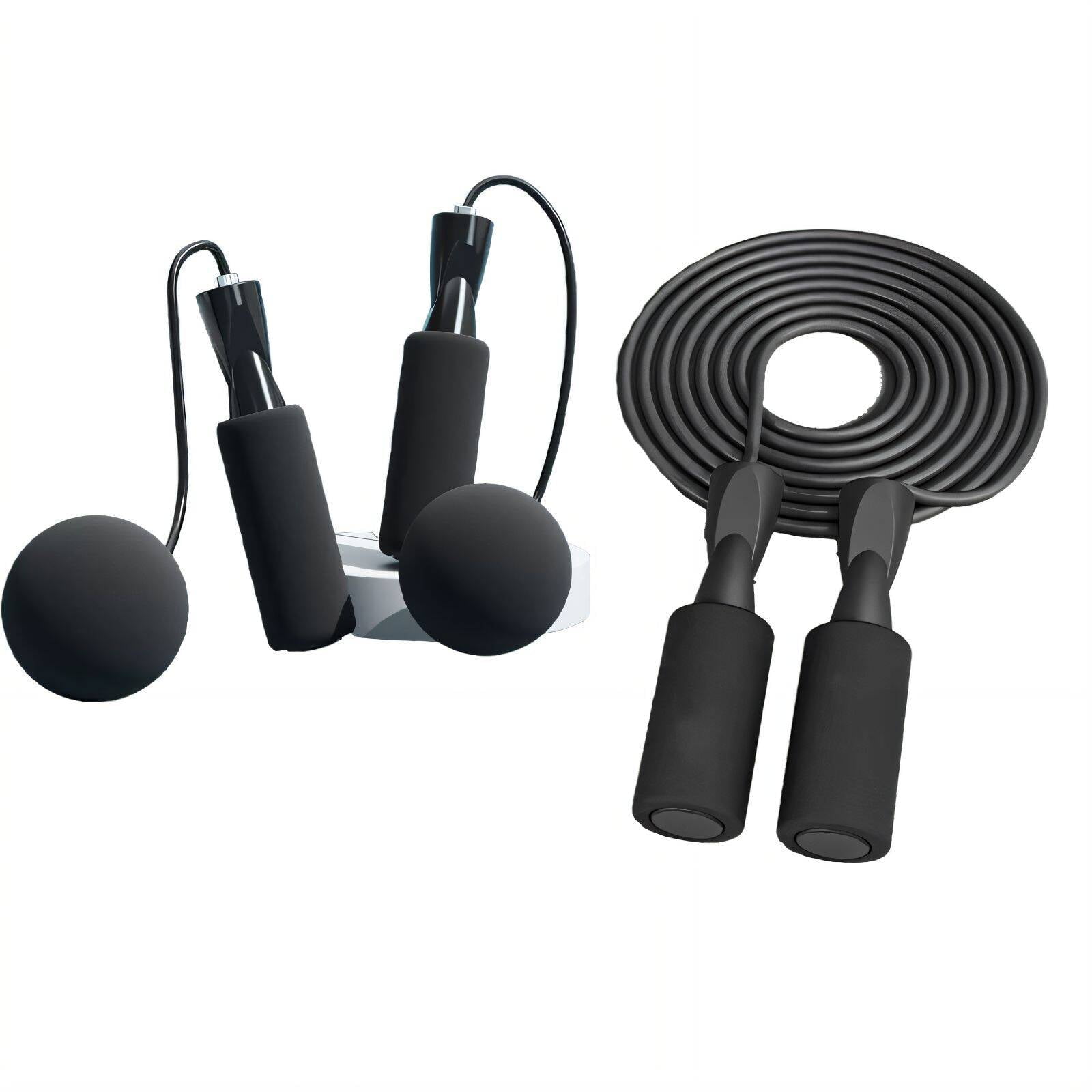 BESTSKY 2Pcs Jump Rope,Cordless Weighted Ball Kids Jump Rope,No Knots ...