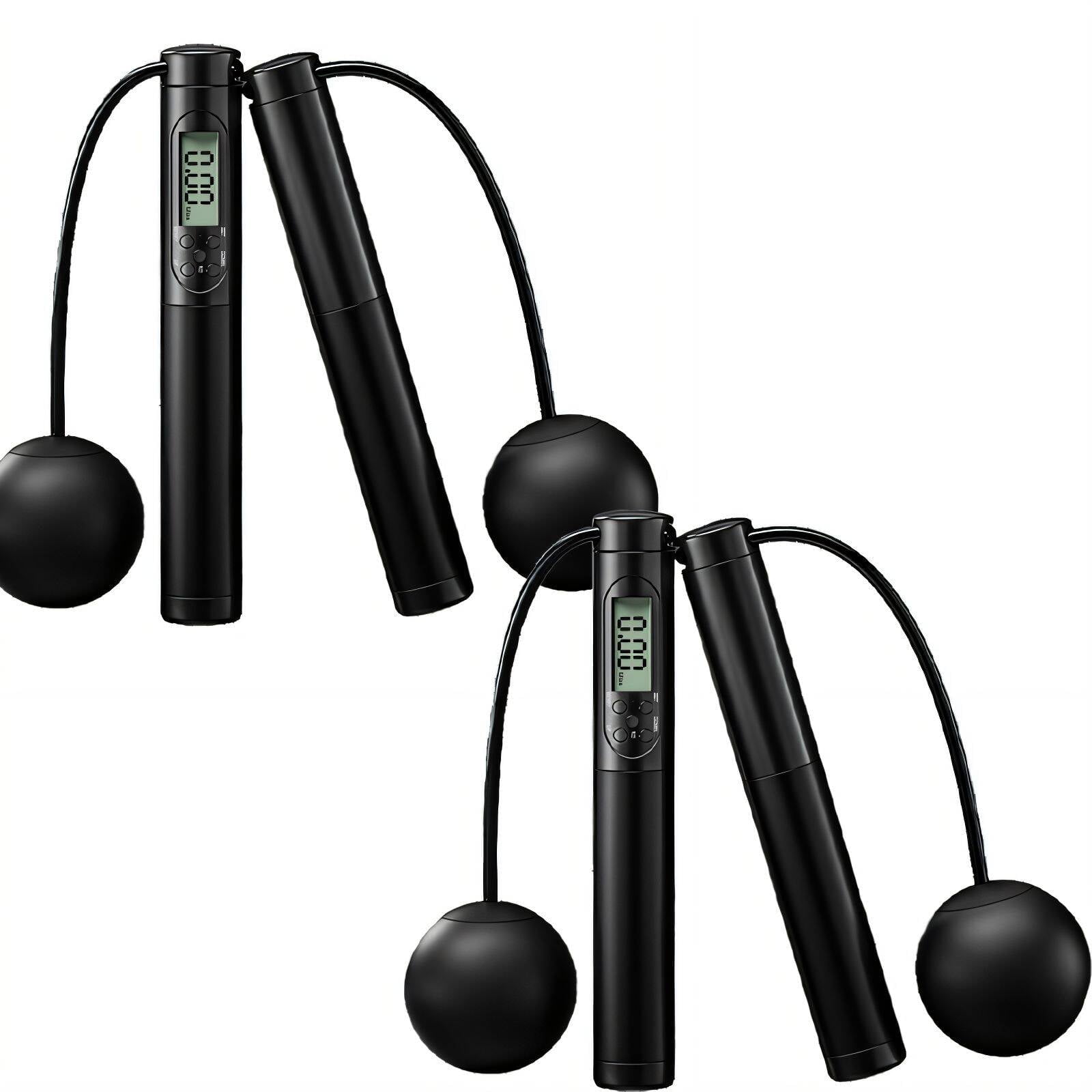 BESTSKY 2Pcs Jump Rope,Ergonomic Silicone Handle Kids Jump Rope,Meets ...