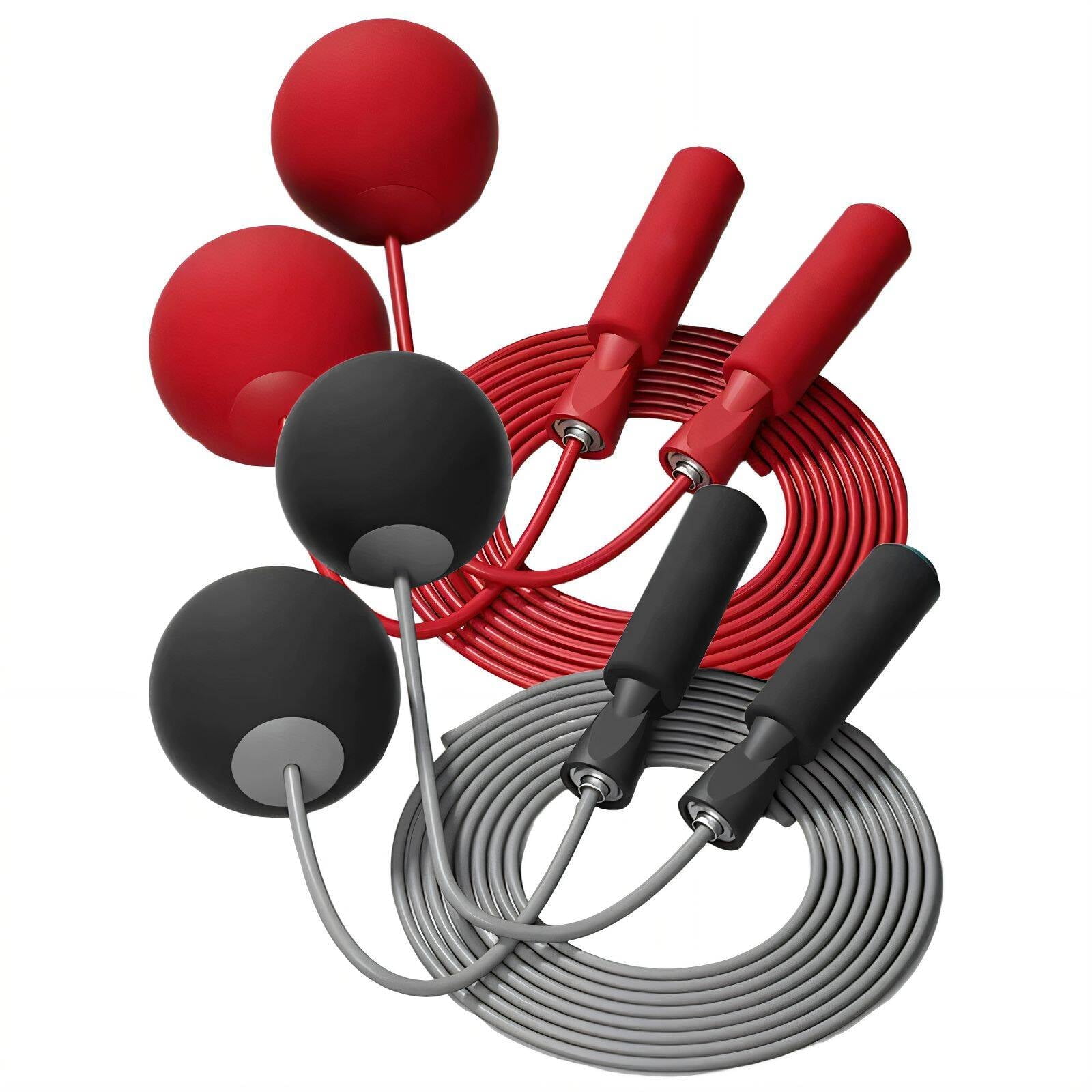 BESTSKY 2Pcs Jump Rope,Fascia Ball Use Kids Jump Rope,Thick Pvc Rope ...