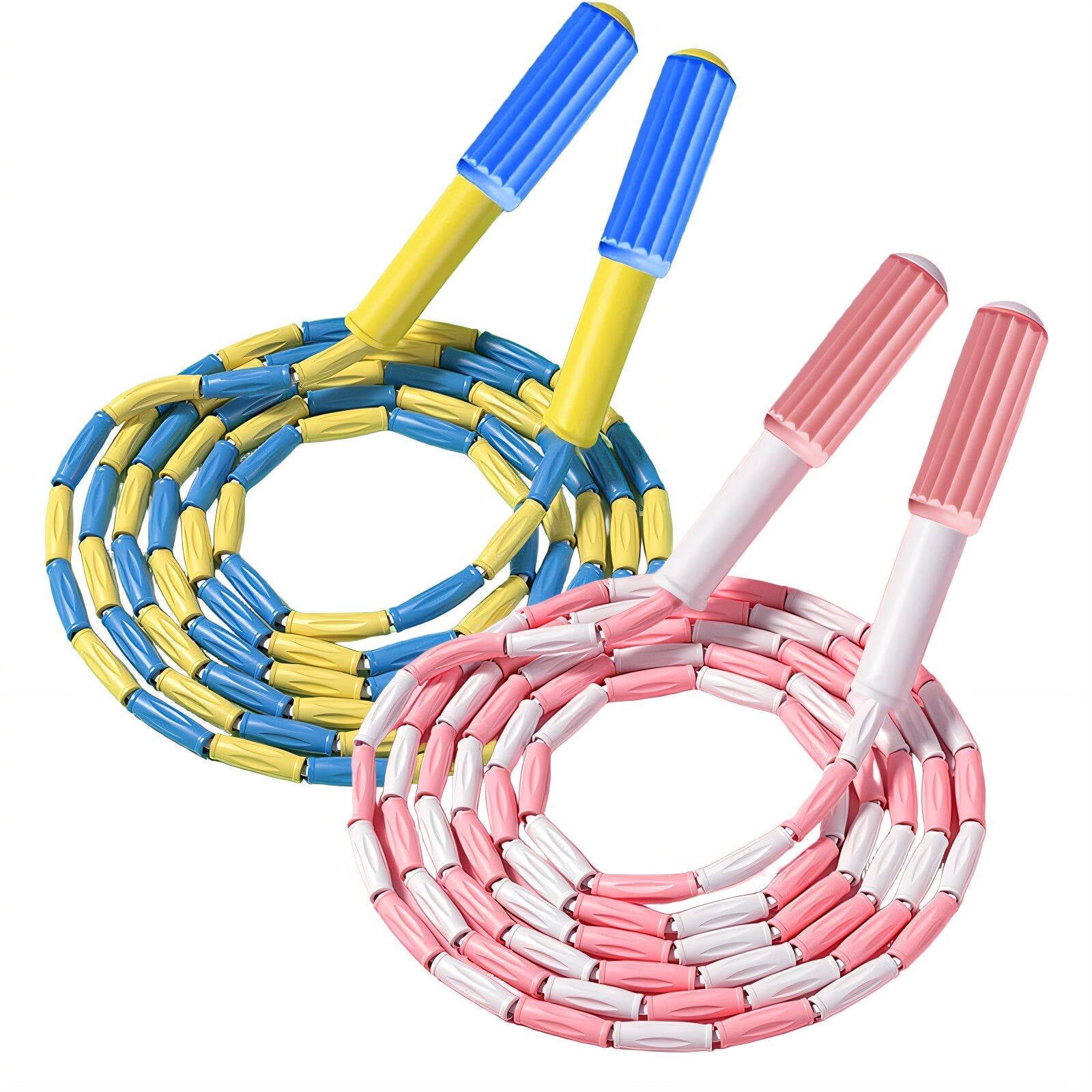BESTSKY 2Pcs Jump Rope,Keeps ‘U’ Shape Kids Jump Rope,Soft,Safe for ...