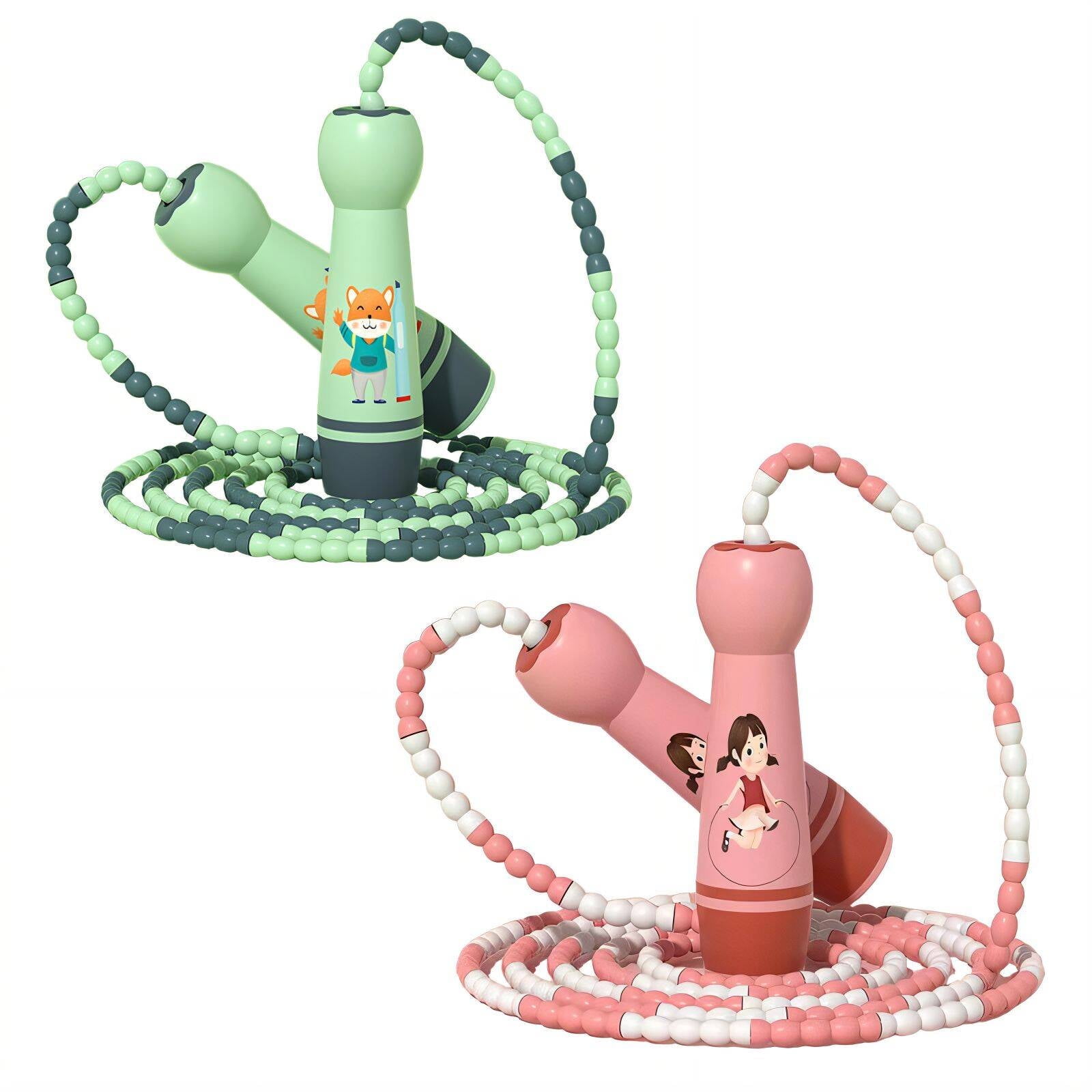 BESTSKY 2Pcs Jump Rope,No Slipping Kids Jump Rope,Break Records Easily ...