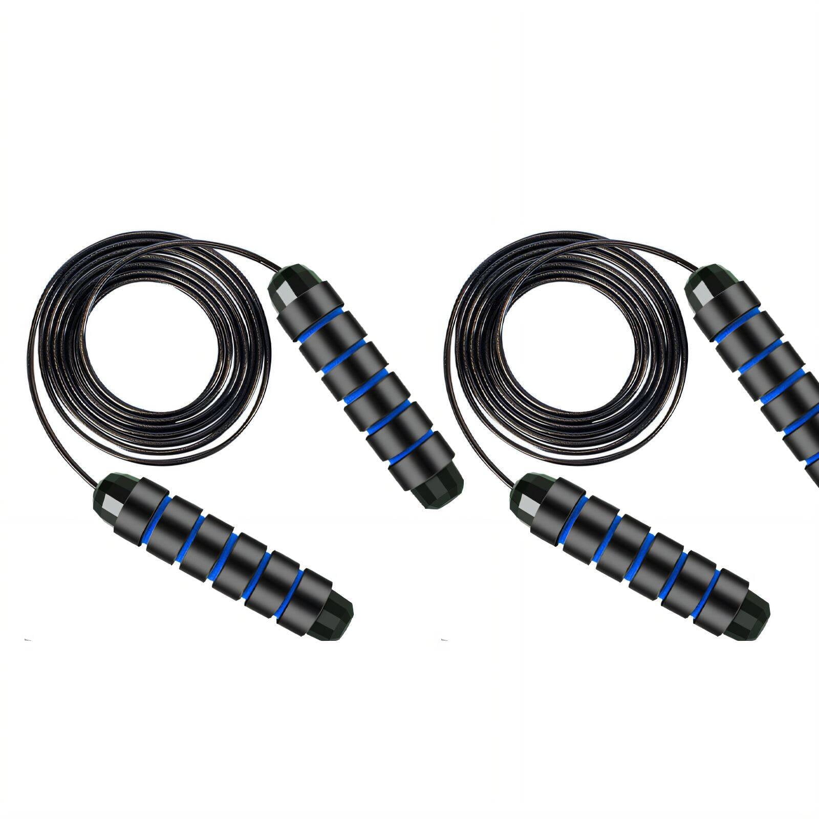 BESTSKY 2Pcs Jump Rope,Not Easy to Knot Kids Jump Rope,360° Bearing ...