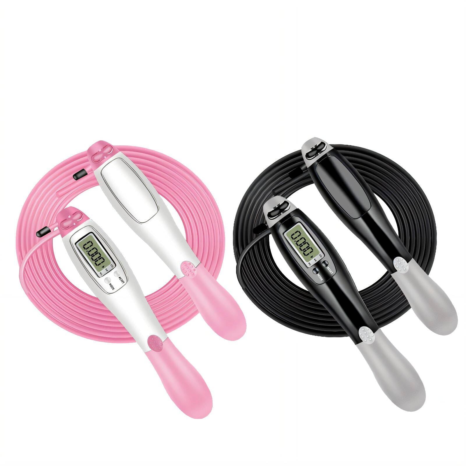 BESTSKY 2Pcs Jump Rope,One Rope for All Kids Jump Rope,Steel Wire Core ...