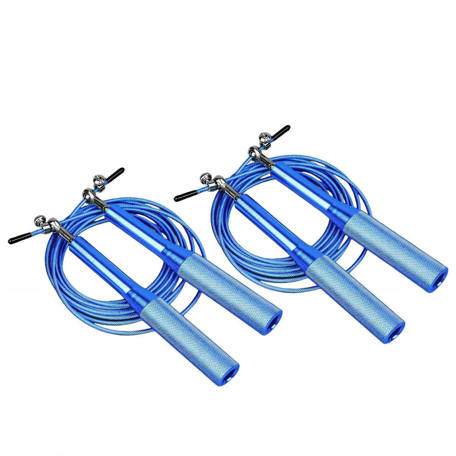 BESTSKY 2Pcs Jump Rope,Pvc-Wrapped Steel Wire Rope Kids Jump Rope,Built ...