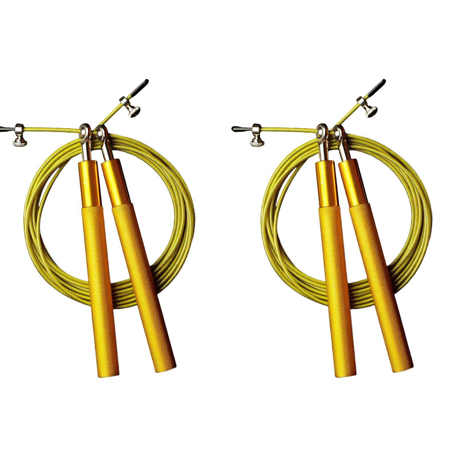 BESTSKY 2Pcs Jump Rope,Smooth Rotation Kids Jump Rope,Pvc-Wrapped Steel ...