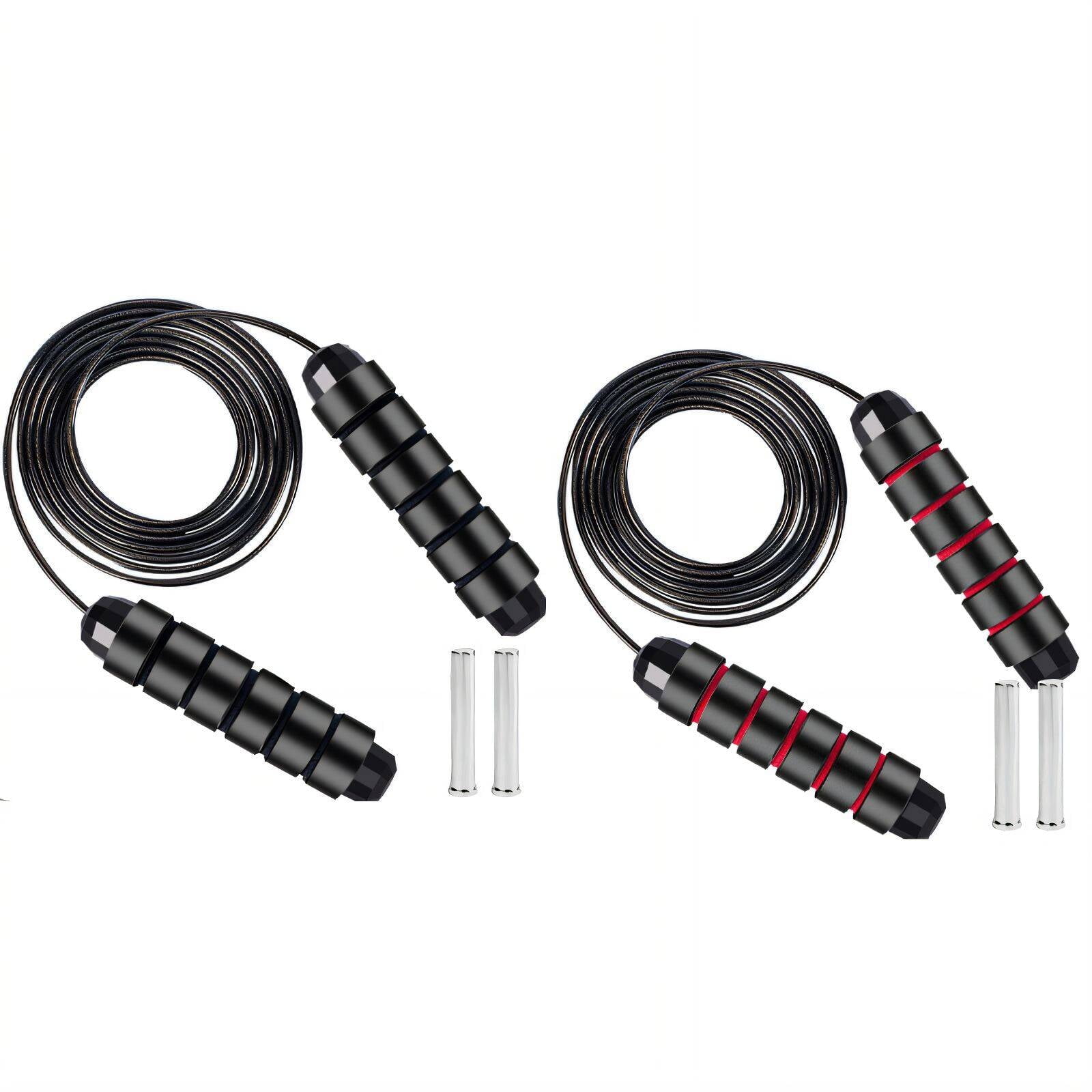 BESTSKY 2Pcs Jump Rope,Steel Wire Core Kids Jump Rope,Stable Rope Body ...