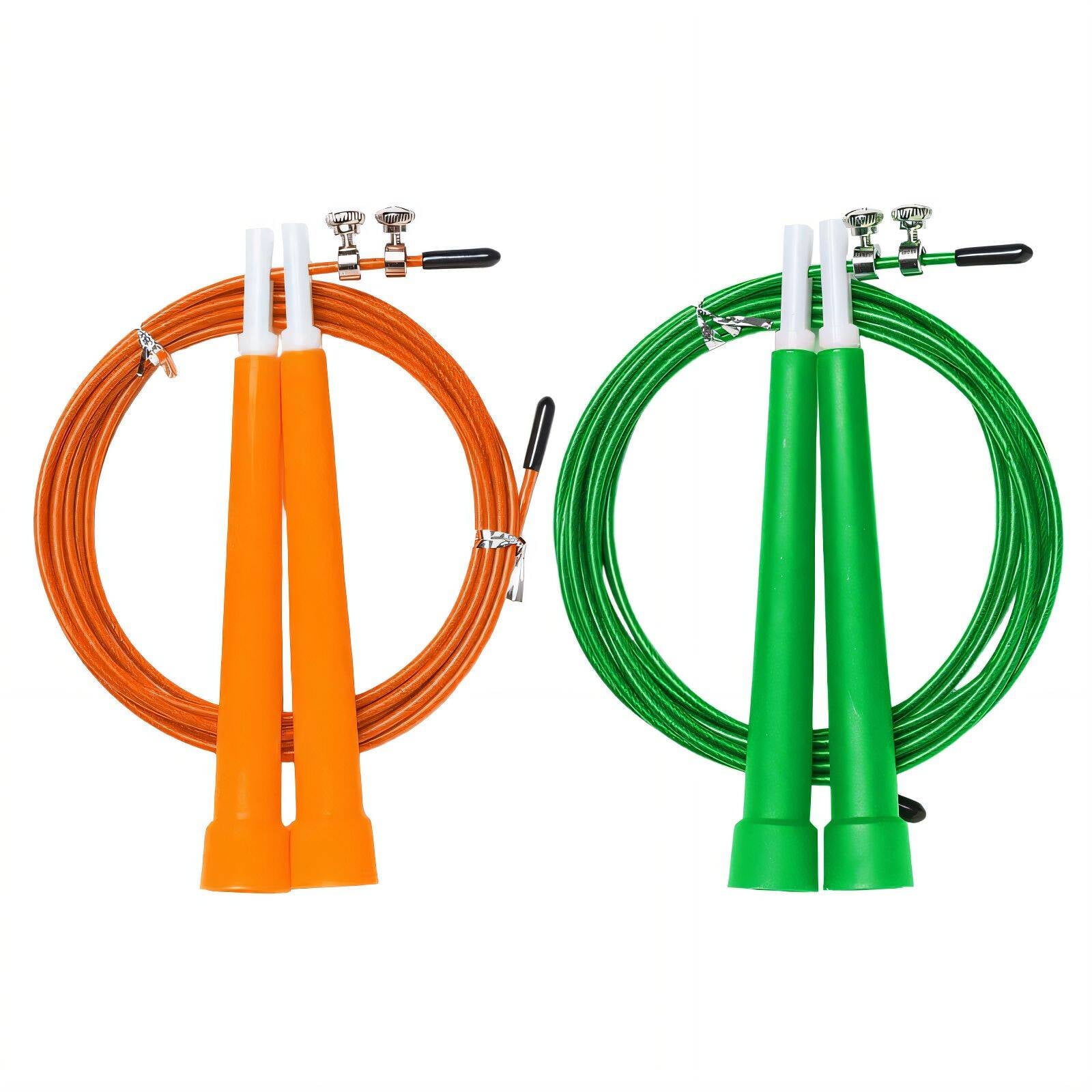 BESTSKY 2Pcs Jump Rope,Thick Pvc Rope Kids Jump Rope,Comfy Grip Speed ...