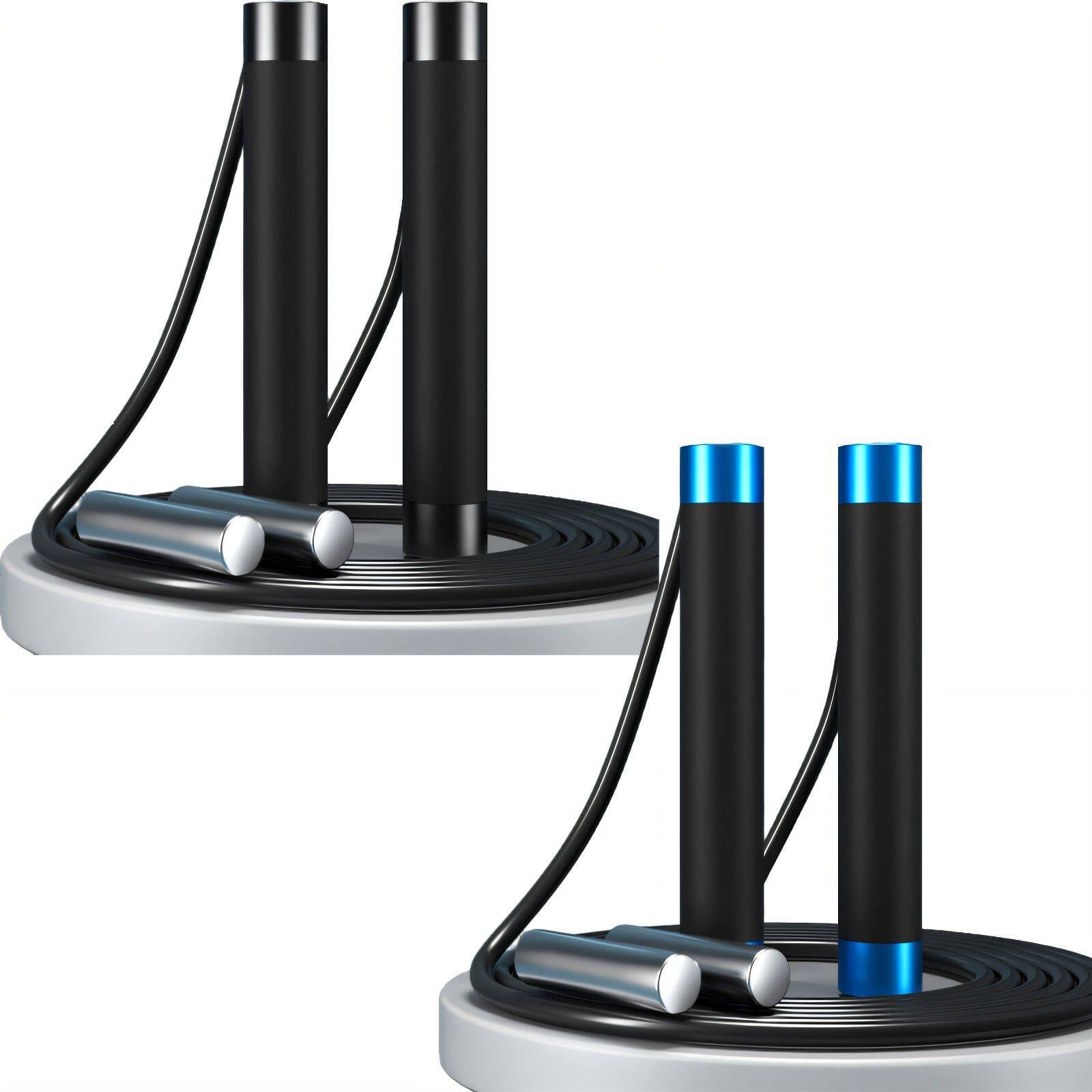 BESTSKY 2Pcs Jump Rope,Thick Silicone Grip Kids Jump Rope,Strong ...
