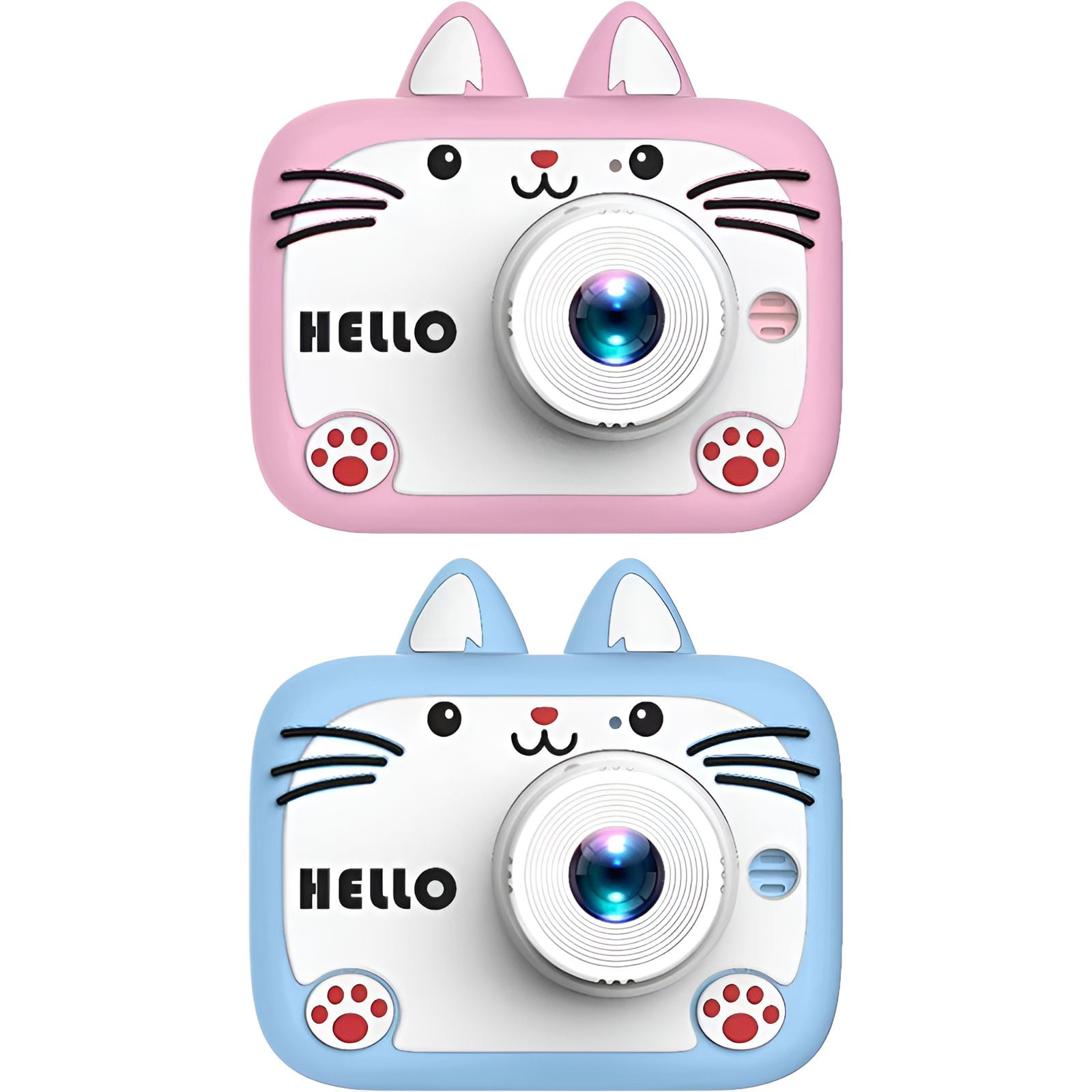 BESTSKY 2Pcs Kids Camera,Anti-Strain Screen Guards Eyesight Kids Camera ...