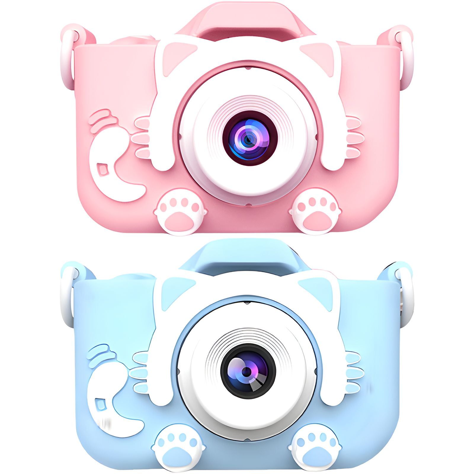 BESTSKY 2Pcs Kids Camera,Self-Adjusting Focal Range Kids Camera Instant ...