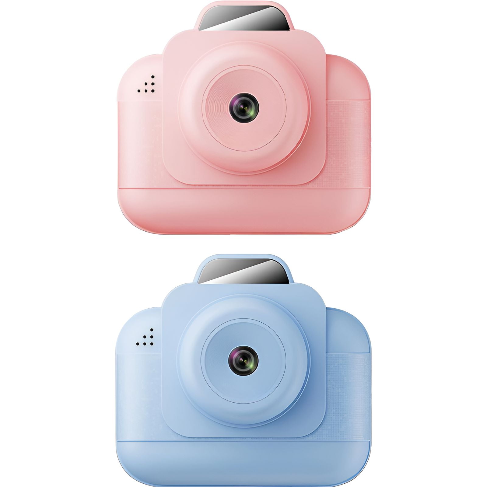 BESTSKY 2Pcs Kids Camera,Sweet Pink Finish Kids Camera Instant Print ...