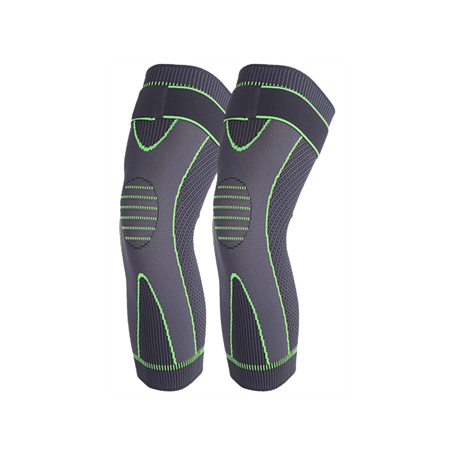 BESTSKY 2Pcs Knee Brace,Nylon Knee Pads for Men,Patella Bands,Green,S ...