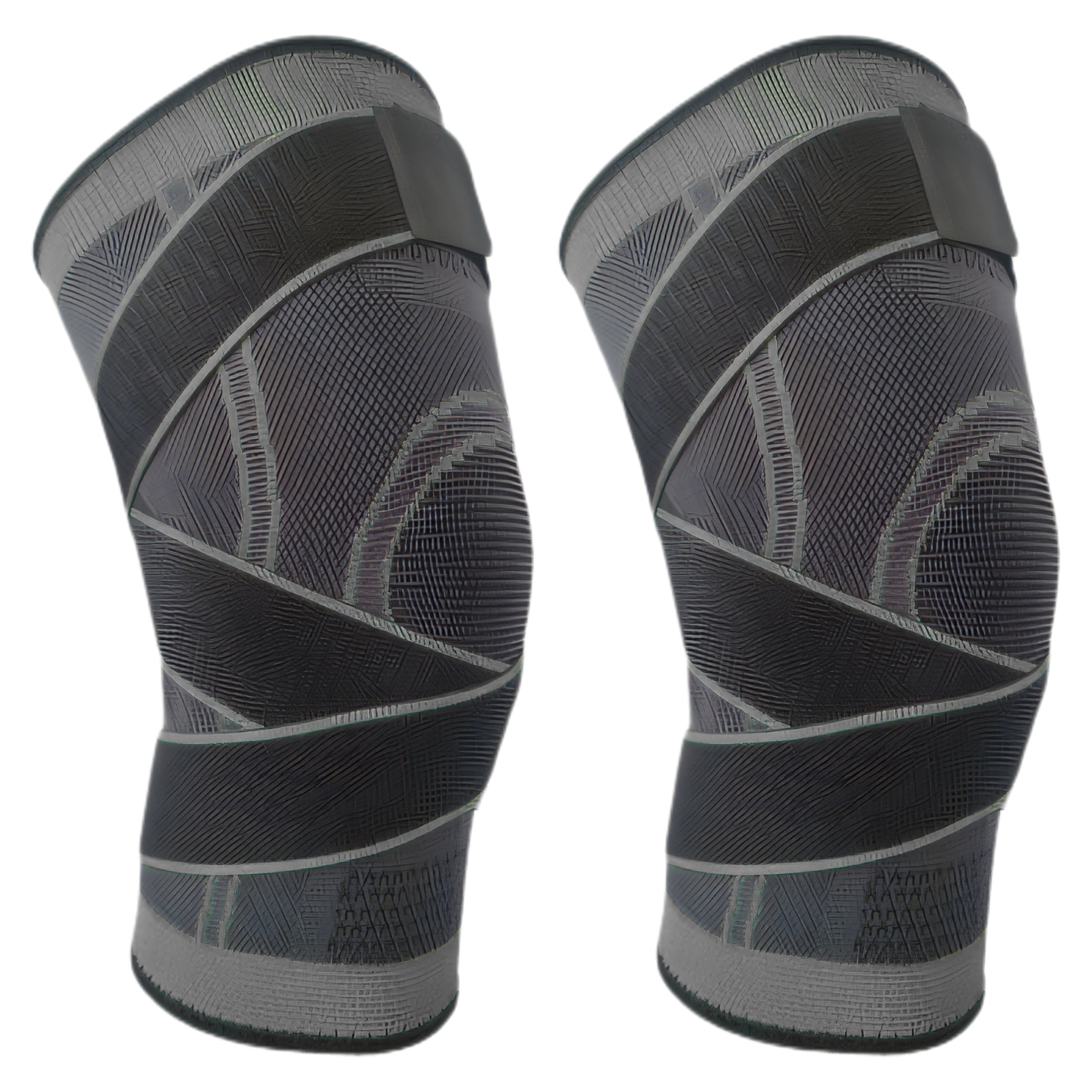 BESTSKY 2Pcs Knee Brace,Customizable Fit Knee Compression Sleeve,Extra ...