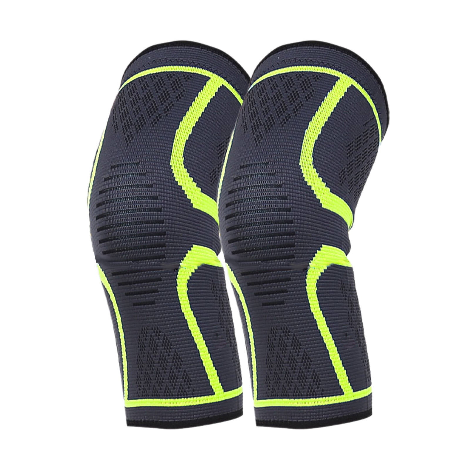 BESTSKY 2Pcs Knee Brace,Nylon Knee Sleeve,Patella Bands,Green,Xl ...