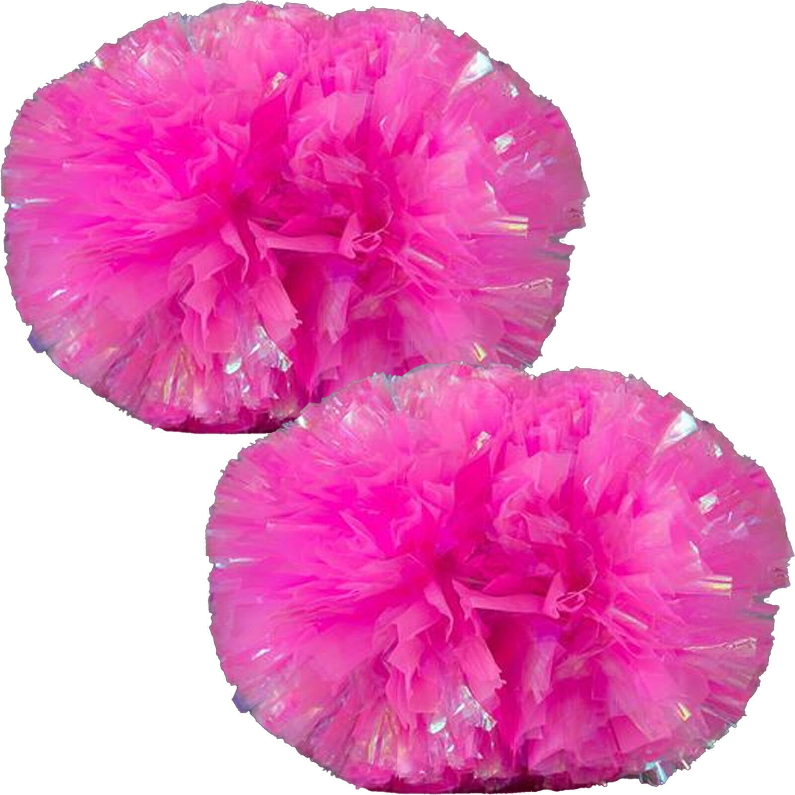 BESTSKY 2Pcs Metallic Foil Cheer Pom,Cheerleading Flower Balls ...
