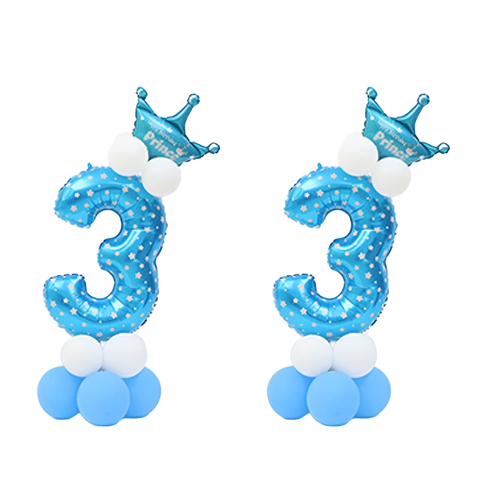 BESTSKY 2Pcs Number Balloons,Bright Balloon Display Party Decorations ...